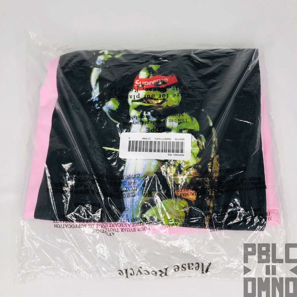 Supreme Supreme Raphael Tee (TMNT) / Small - Pink (SS21) | Grailed