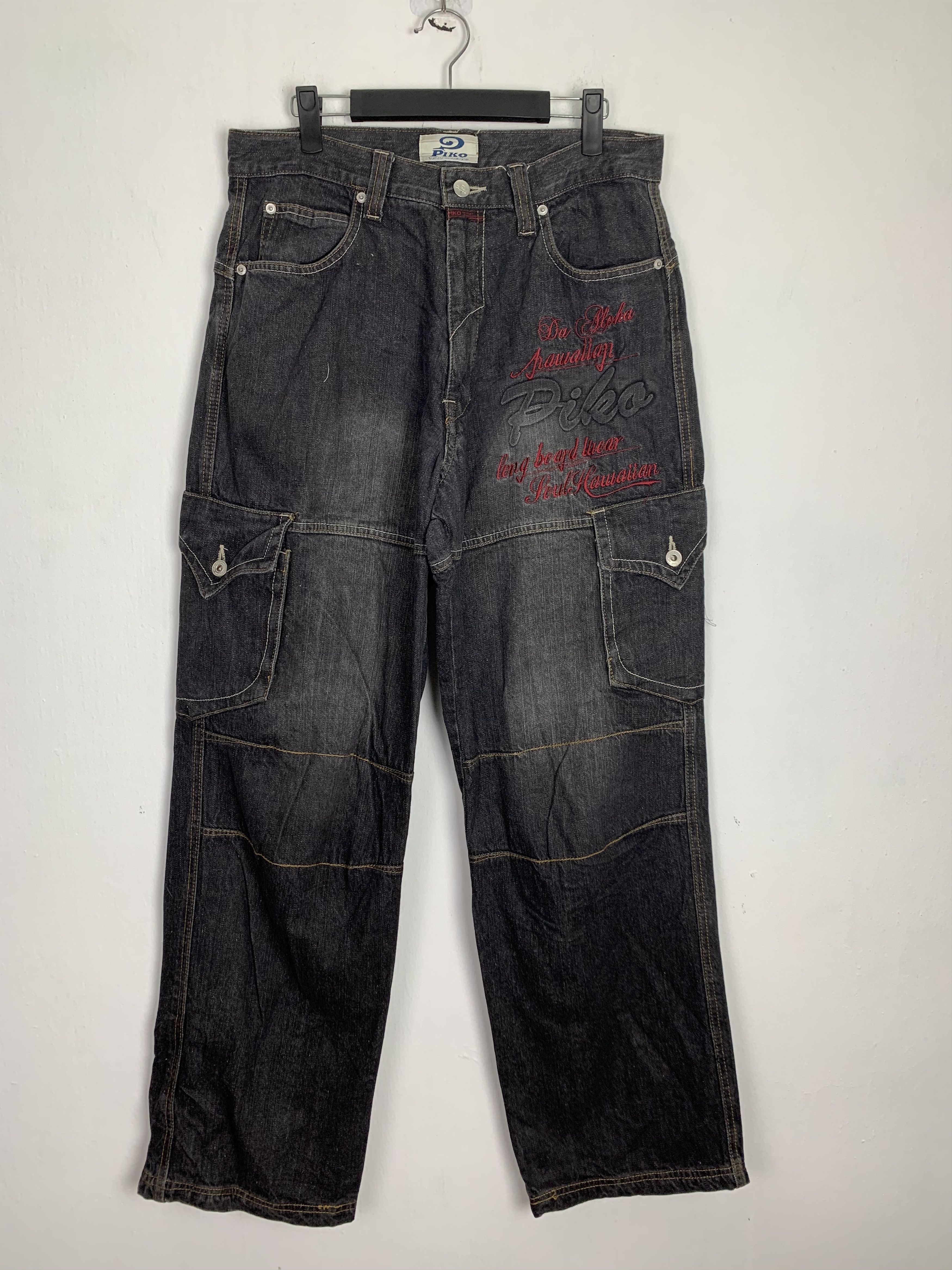 Japanese Brand × Surf Style × Think Skateboards Piko denim cargo tactical surfing multipocket ...