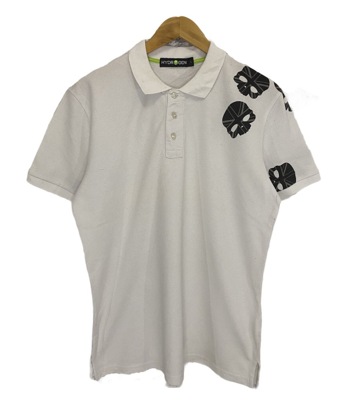 HYDROGEN Hydrogen Skull Polo T-Shirt | Grailed