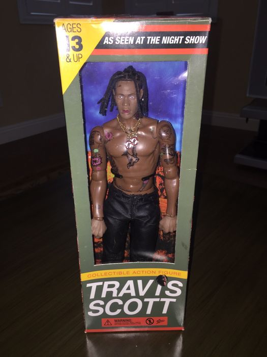 Travis Scott Travis Scott Action Figure Rodeo Doll | Grailed