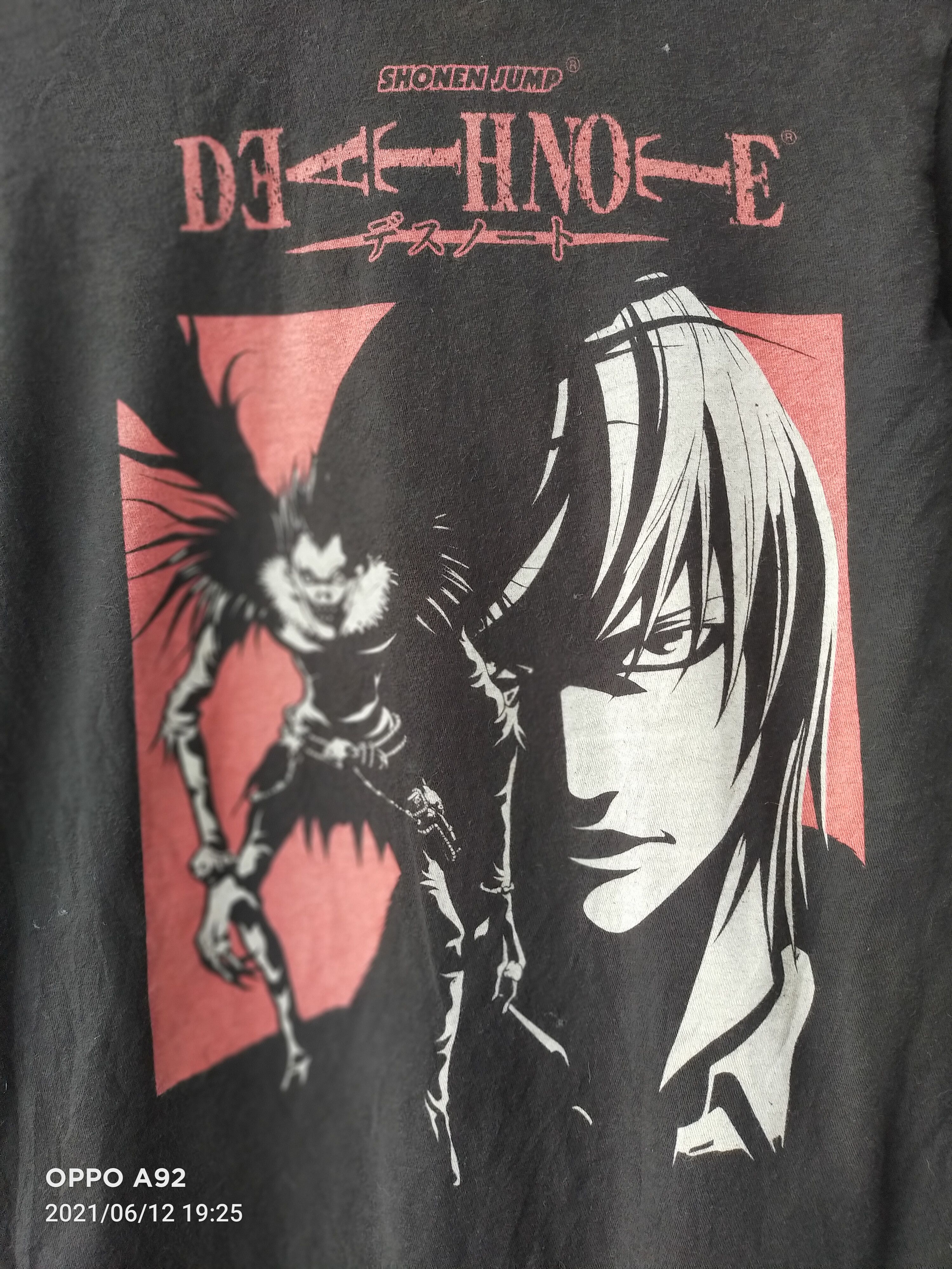 Japanese Brand × Movie × Streetwear Shonen jump Death Note anime t ...