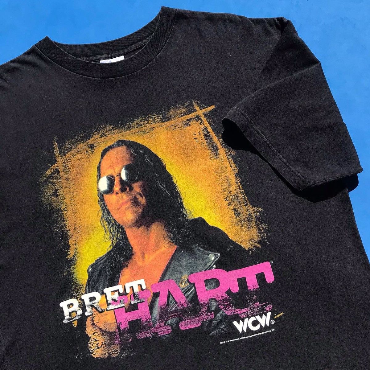 Vintage Vintage 90’s The Hitman Bret Hart Tee | Grailed