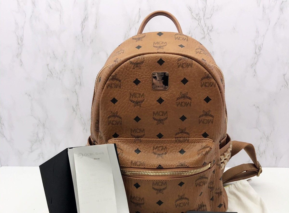 MCM MCM Brown Backpack Bag | Grailed