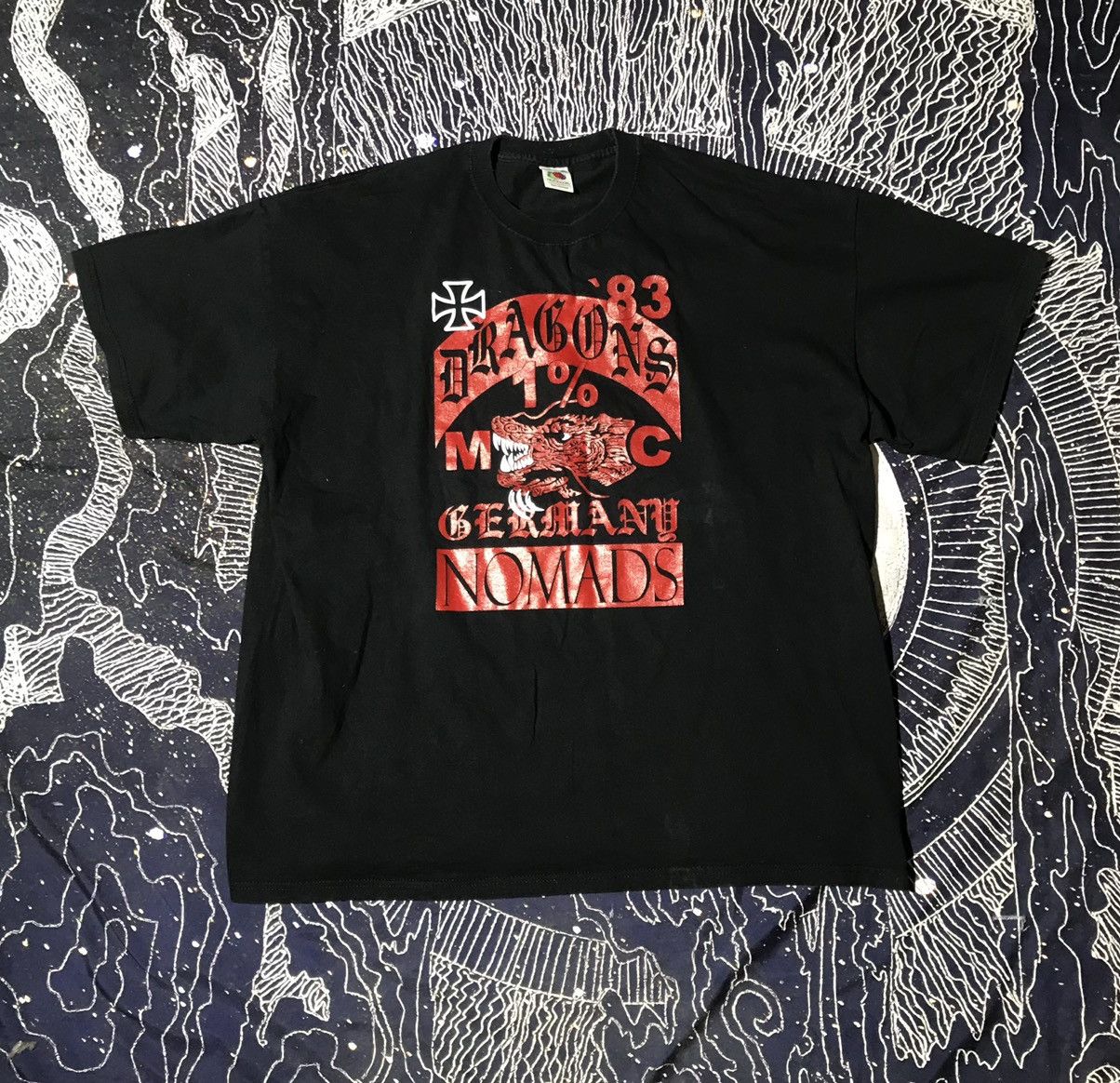 Rare × Very Rare × Vintage Dragon Germany Motorcycle T Shirt | Grailed
