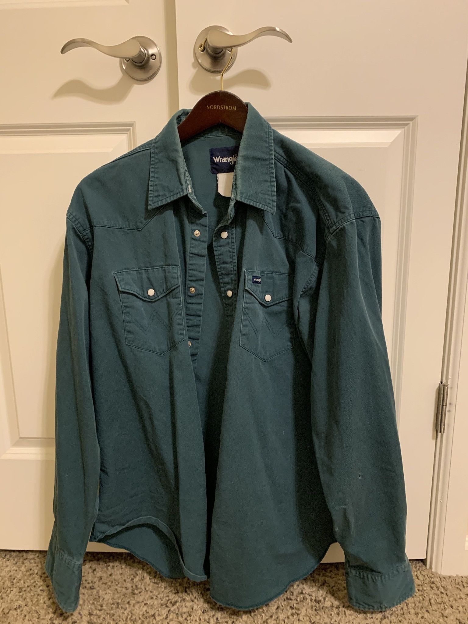 Wrangler wrangler vintage button up | Grailed