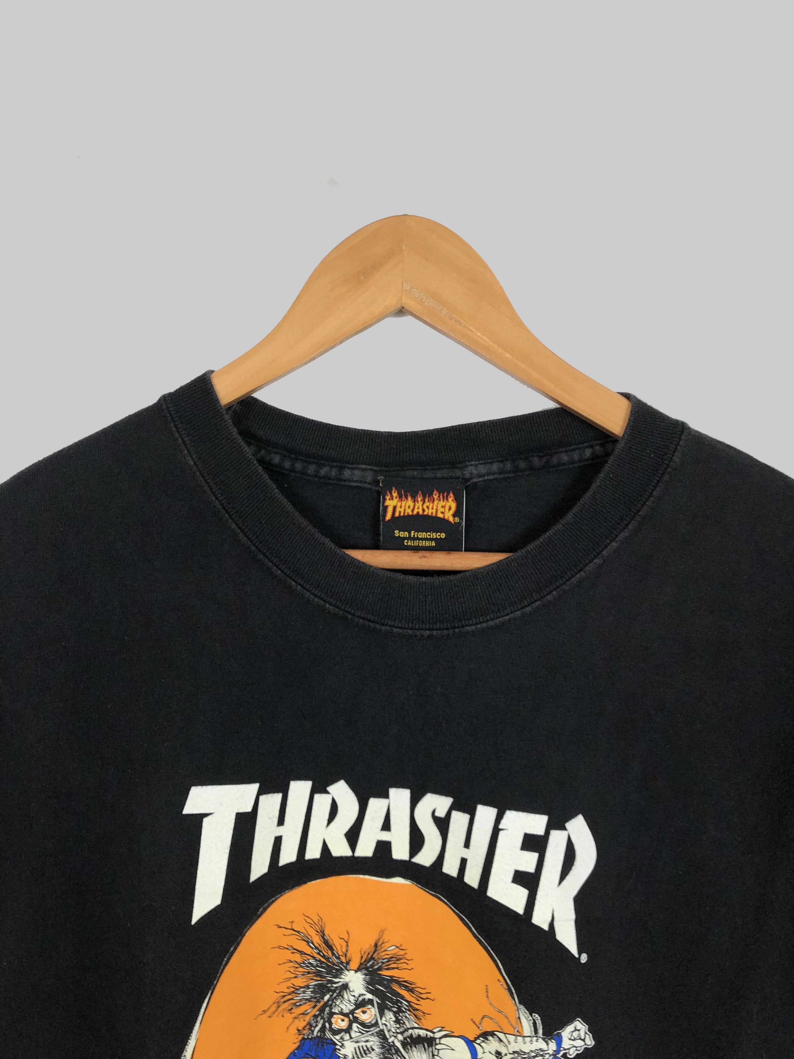 Streetwear × Thrasher × Vintage Vintage Thrasher Skateboards Pushed ...