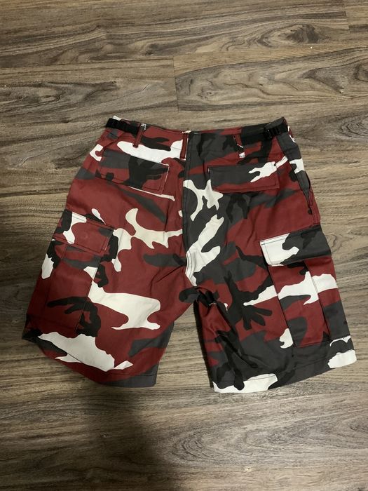 Vintage Rothco Red Camo Short🔥 | Grailed