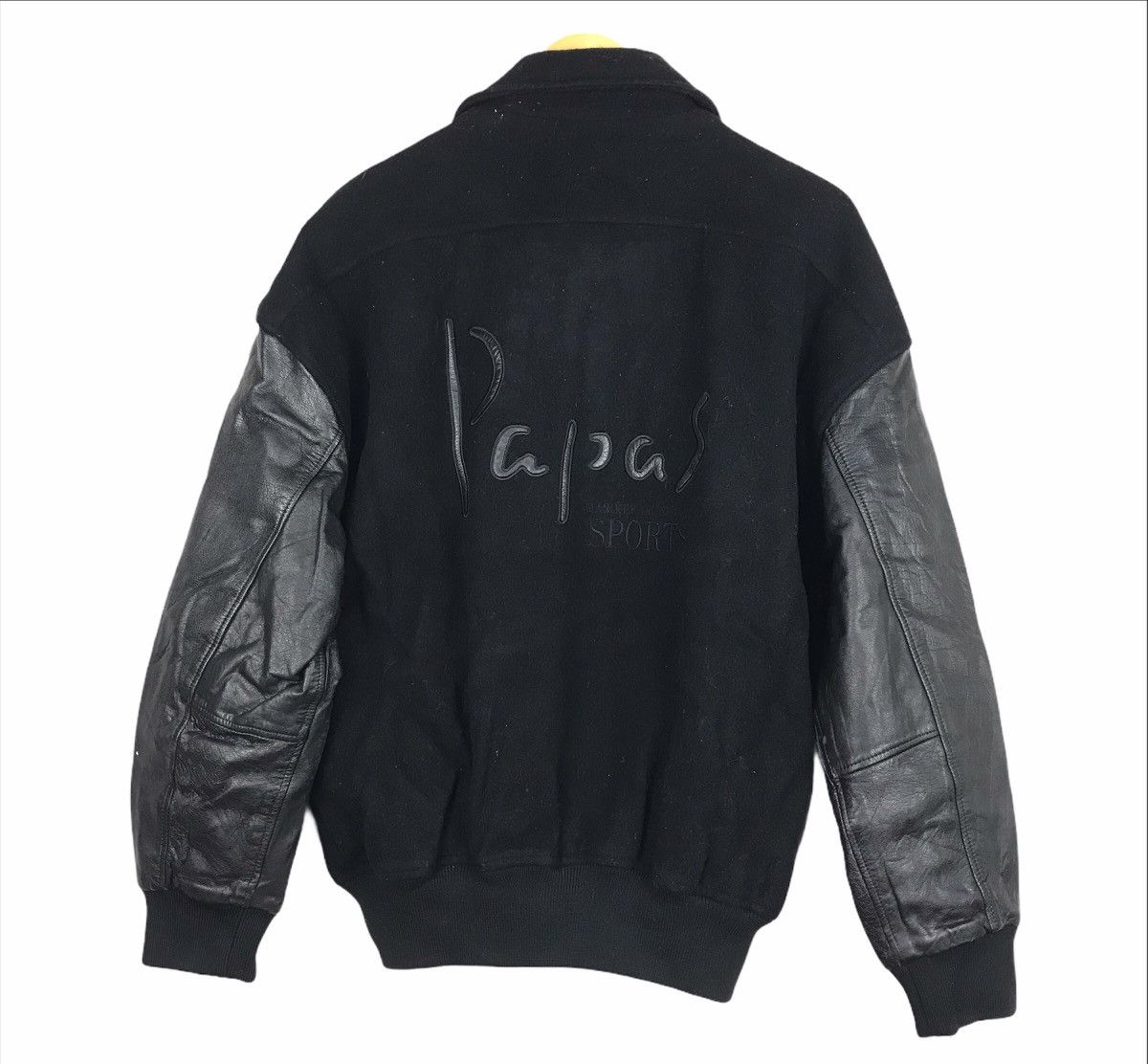 Varsity × Varsity Jacket Papas Big Logo varsity jacket | Grailed
