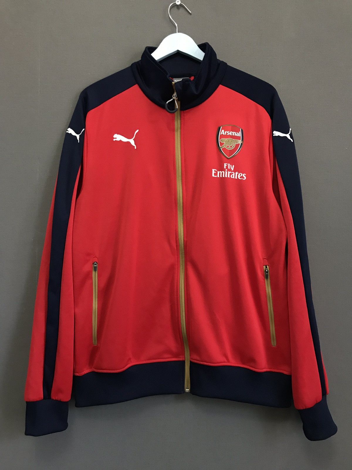 Arsnl × Puma × Vintage Vintage Puma F.C. Arsenal Stadium Jacket 2015/16 ...