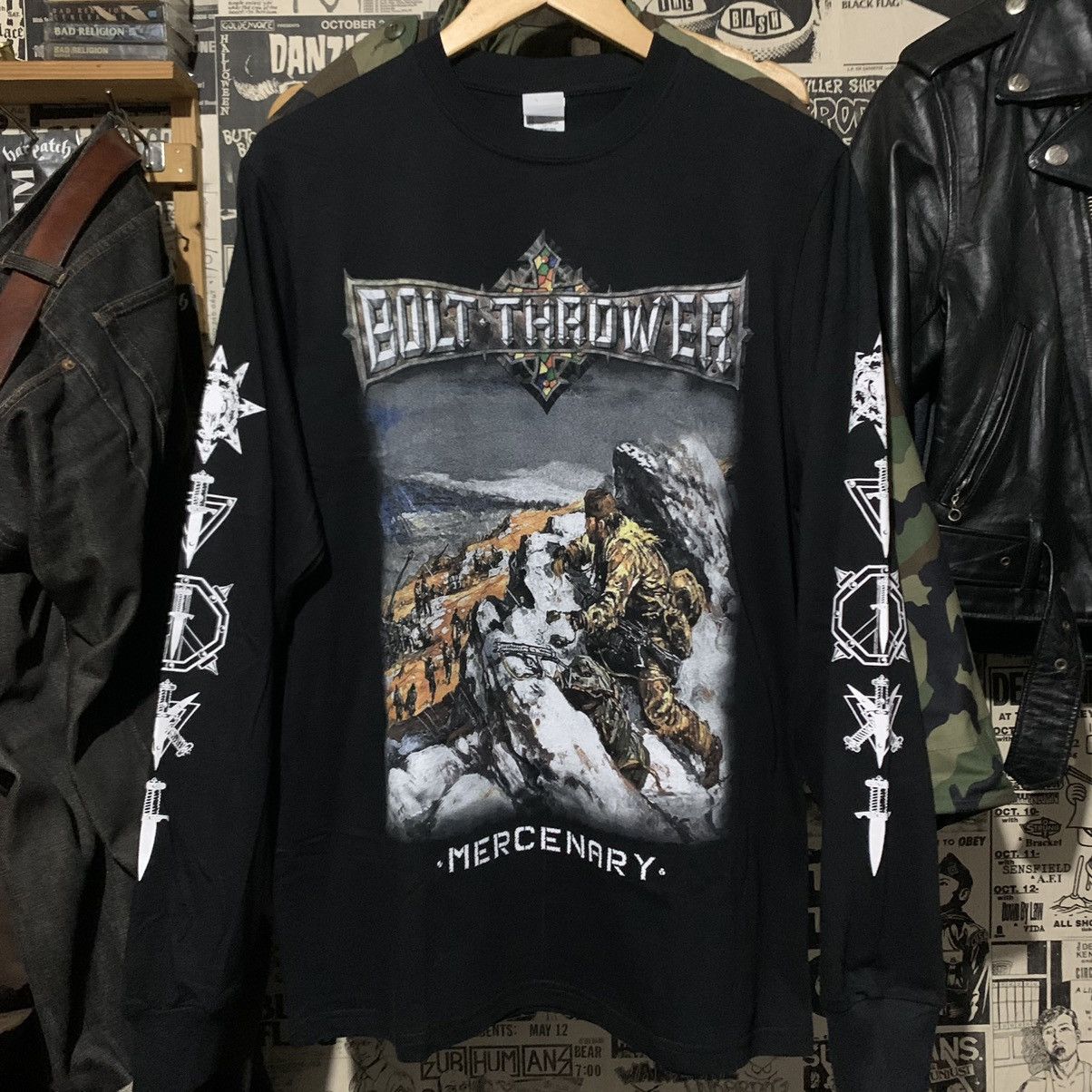 Vintage Bolt Thrower - Mercenary Longsleeve Vintage Band Tees | Grailed