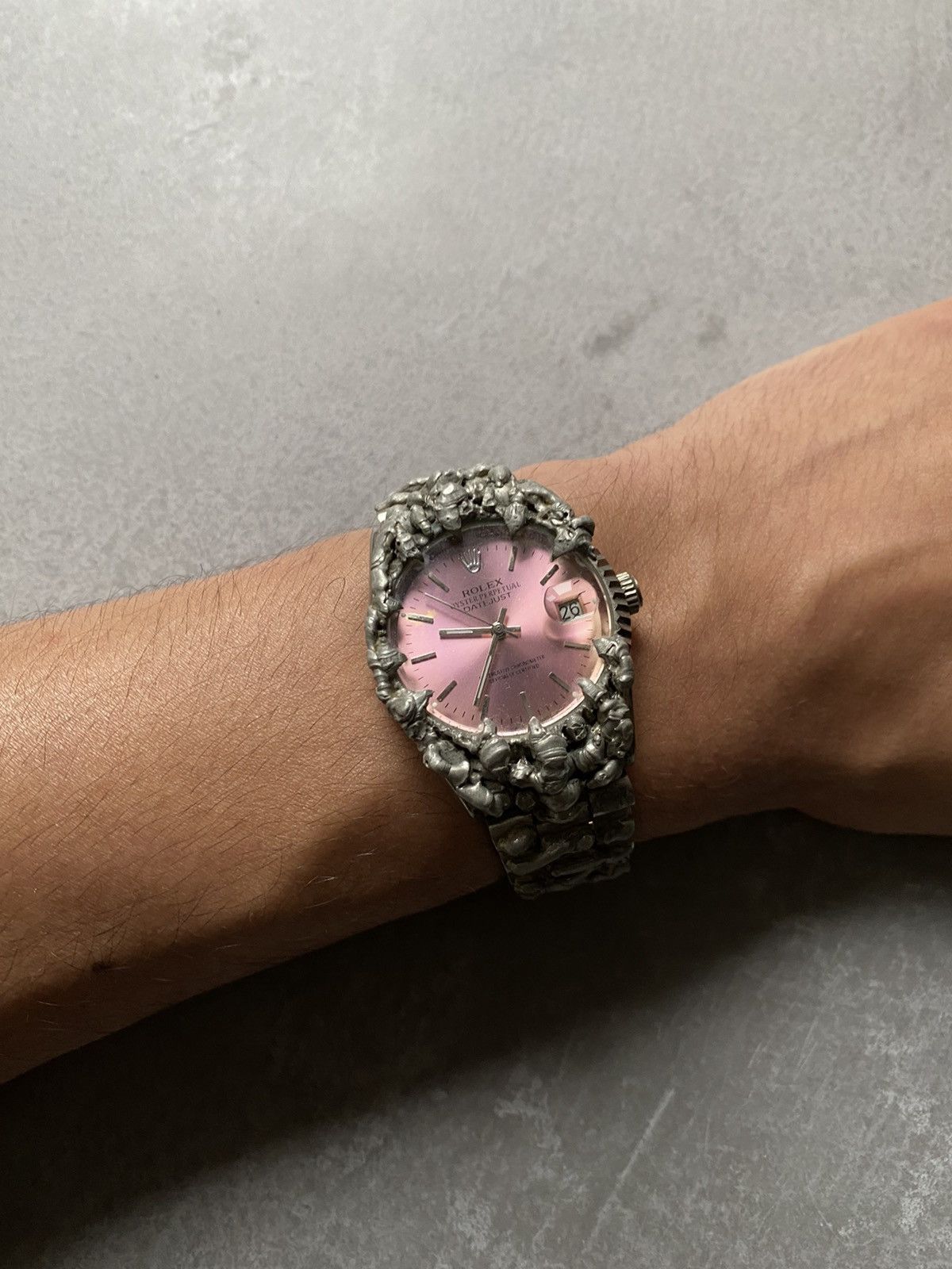 Avant Garde × Jewelry Alabaster Industries first gen Rolex watch | Grailed