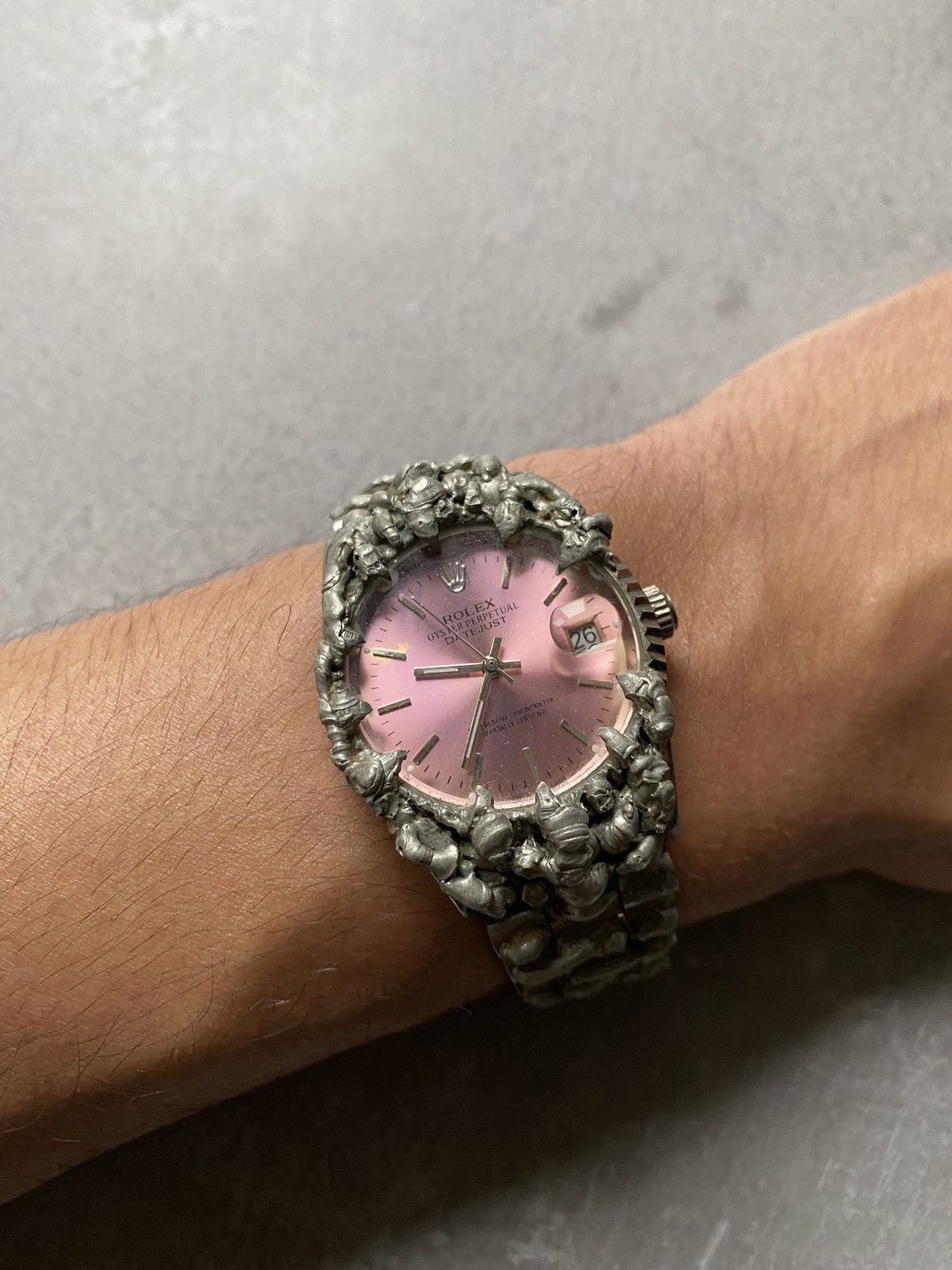 Avant Garde × Jewelry Alabaster Industries first gen Rolex watch | Grailed