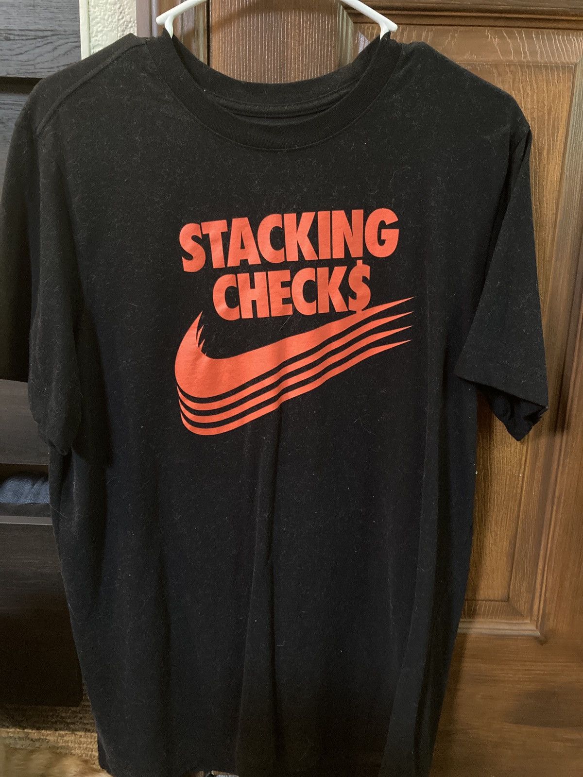 Nike Stacking checks tee | Grailed