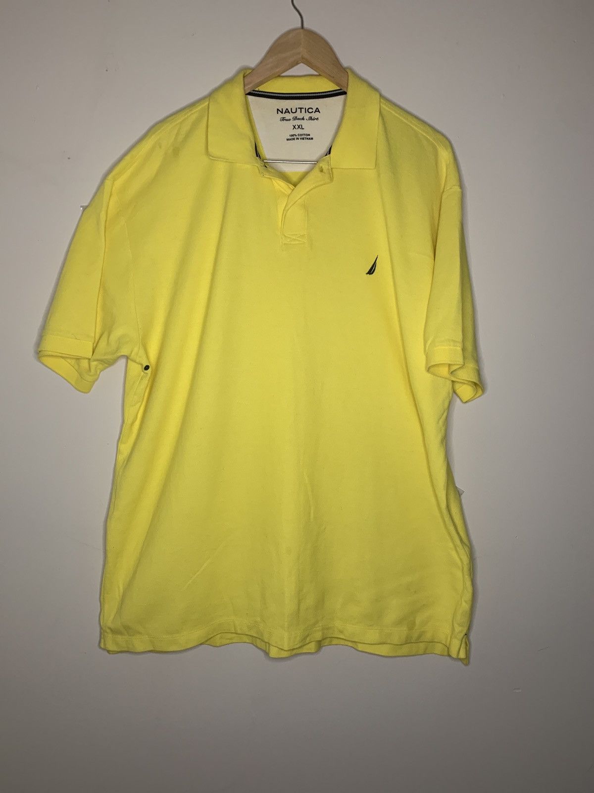 Made In Usa × Nautica × Vintage Nautica yellow polo shirt rare vintage ...