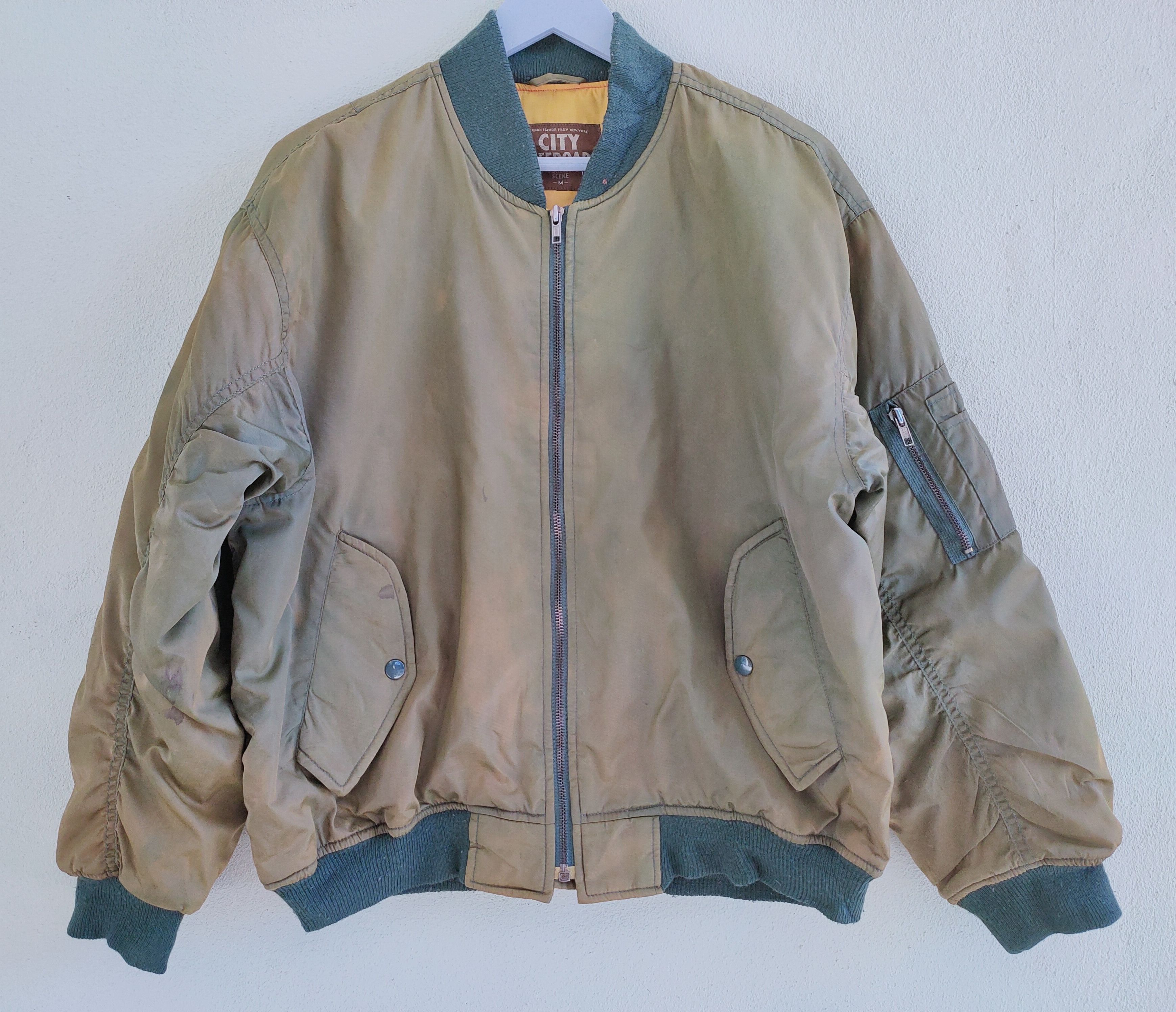 Japanese Brand CITY OFFROAD AGGRESSIVE SCENE bomber jacket | Grailed