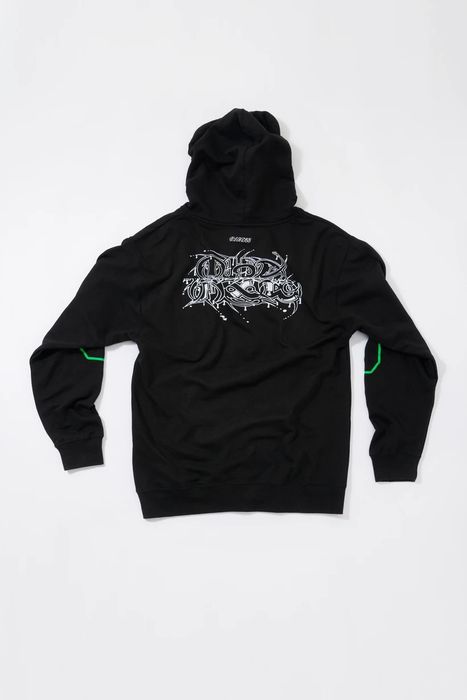 Sad Boys Bladee Green Lion Zip Hoodie Black | L | Grailed