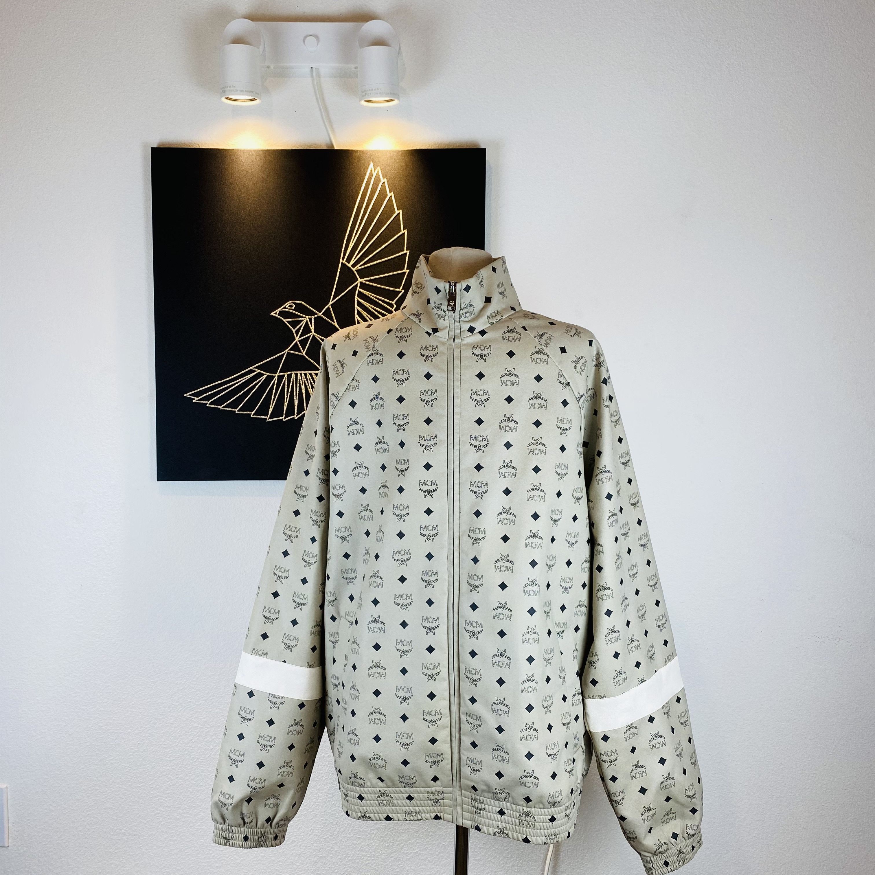 MCM MCM Men Visetos All Over Leather Jacket | Grailed