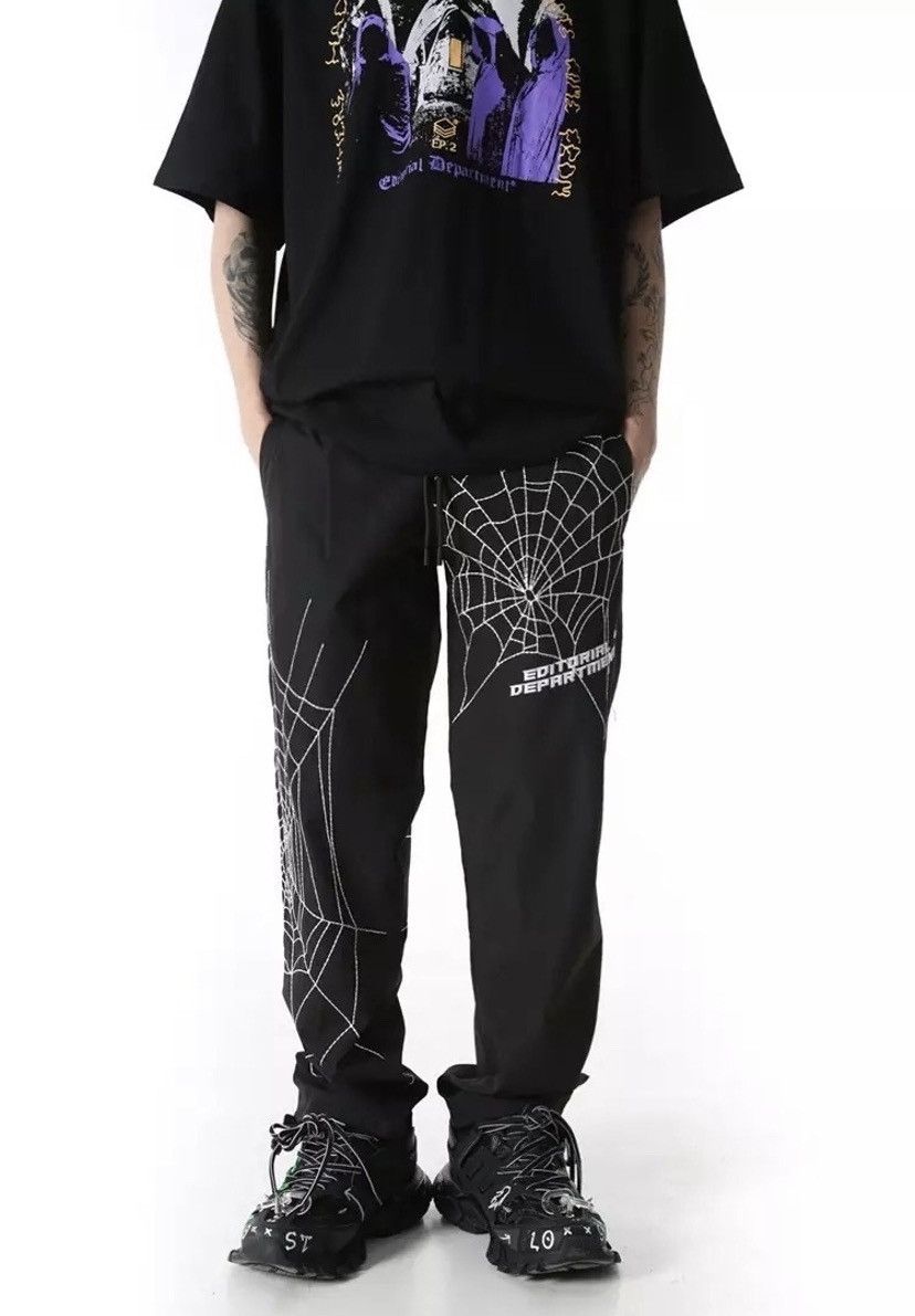 Japanese Brand × Streetwear × Vintage Spider web pants | Grailed