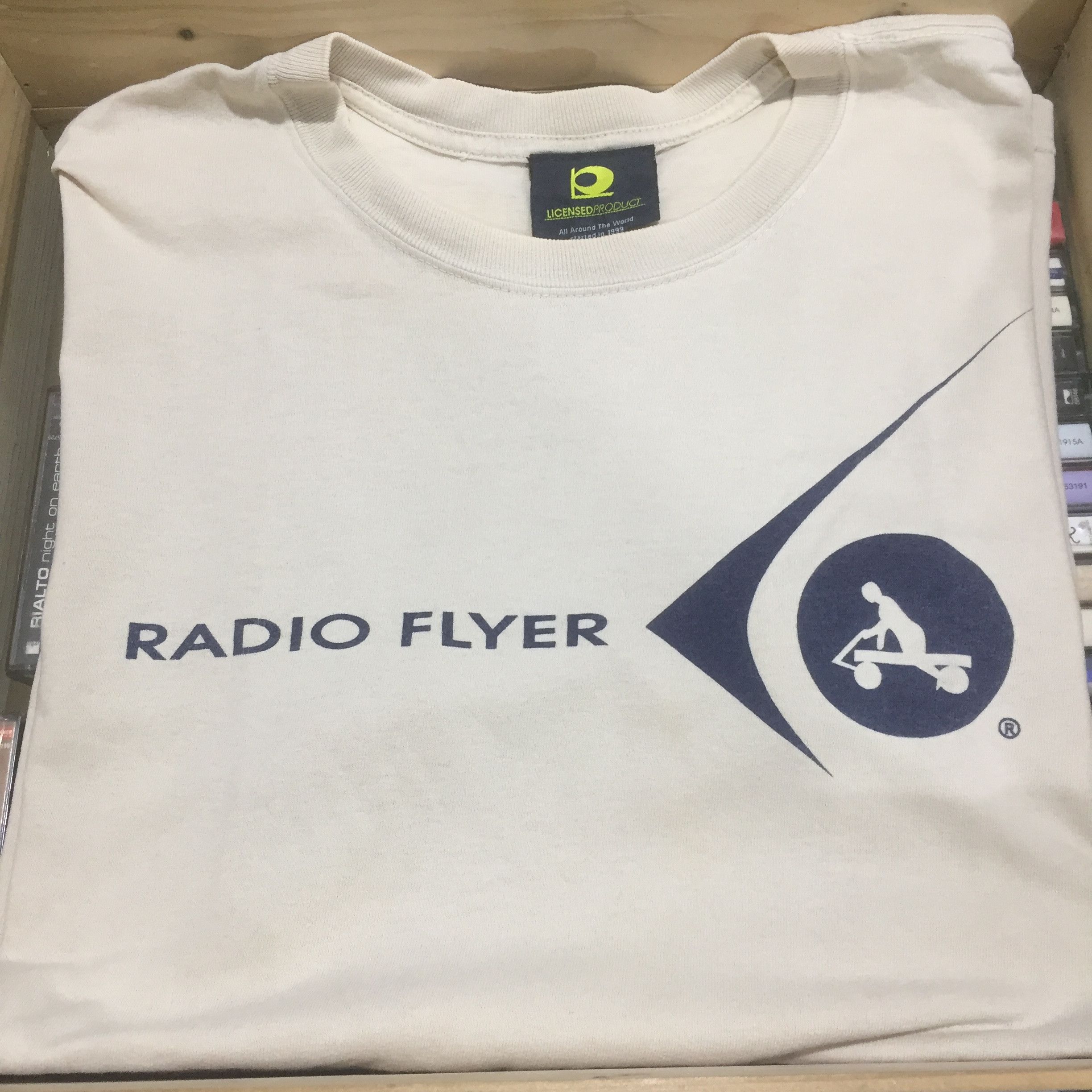 Vintage Vintage RADIO FLYER “Logo Script” tee #madeinusa | Grailed