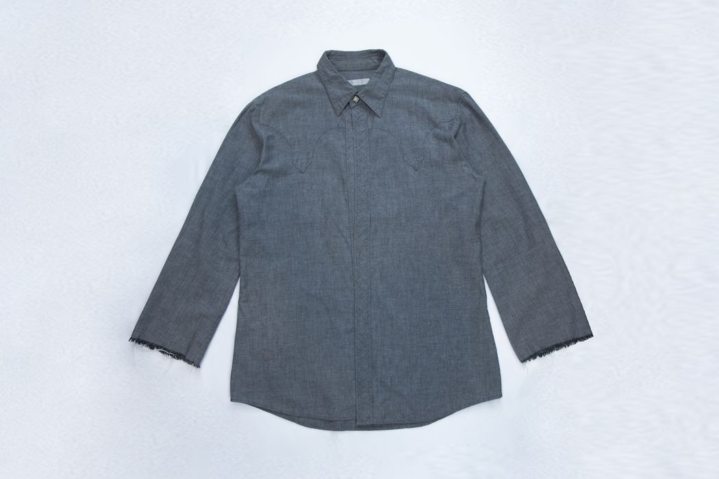 Number (N)ine Number Nine SS01 Gray Button Up | Grailed