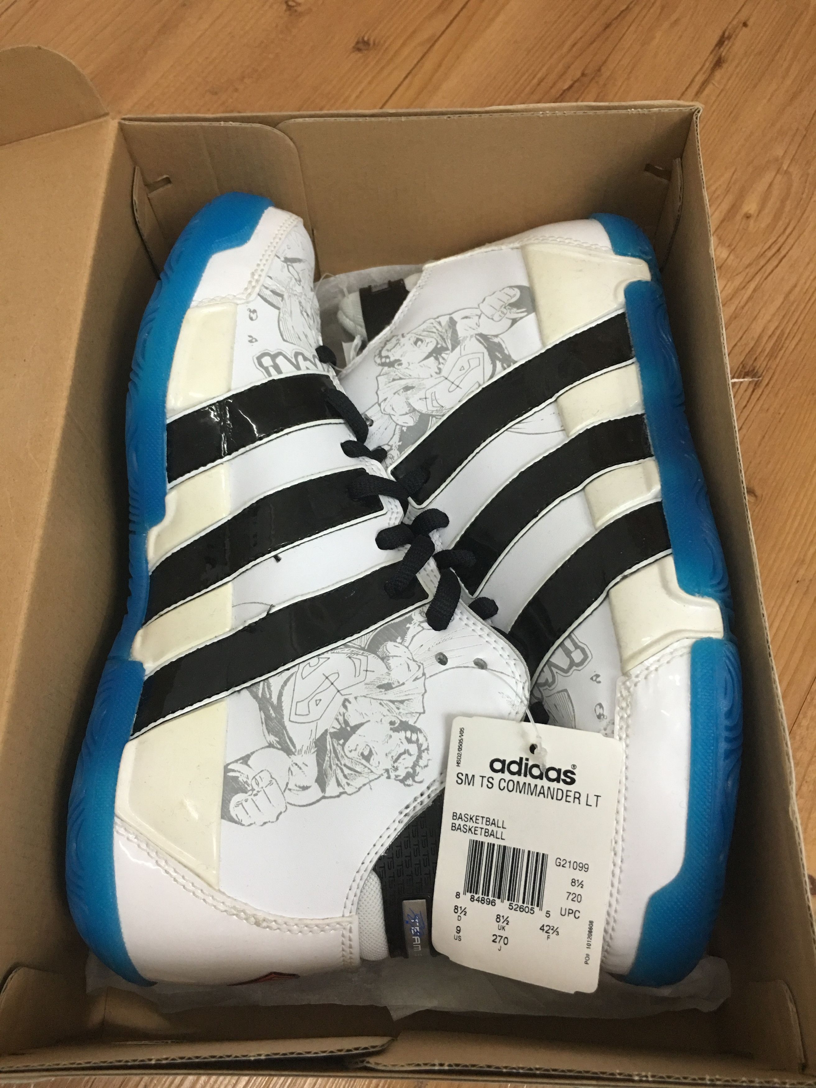 Adidas ADIDAS SM TS COMMANDER LT SUPERMAN BASKETBALL SNEAKERS | Grailed