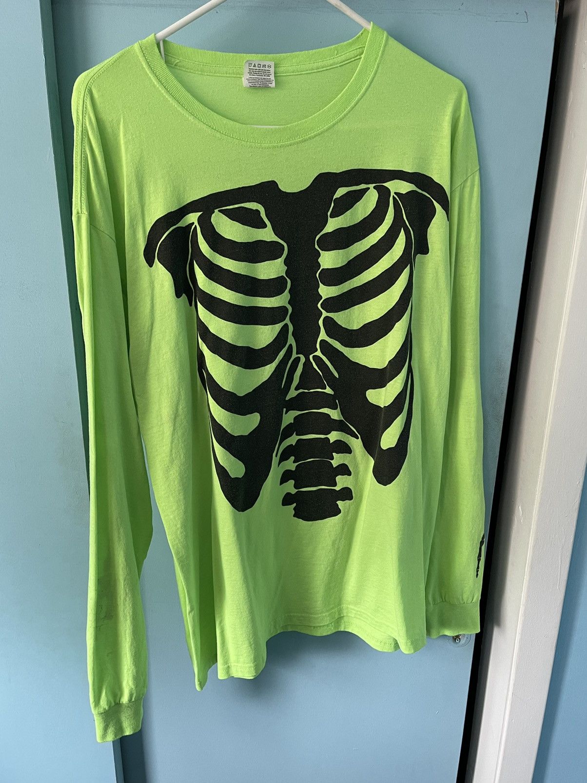 Playboi Carti Playboi Carti Green Skeleton Die Lit Tour Shirt | Grailed