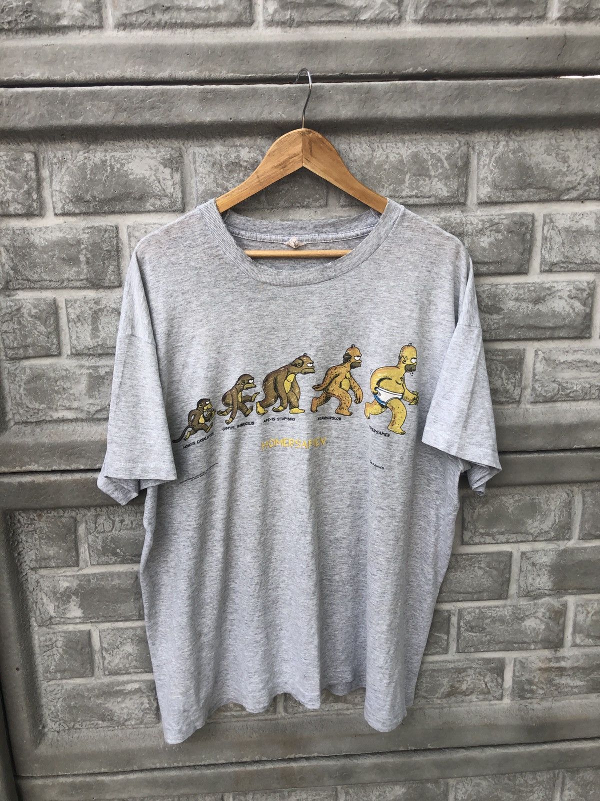 Vintage RARE🔥The Simpsons HOMERSAPIEN Vintage 1992 Tee | Grailed