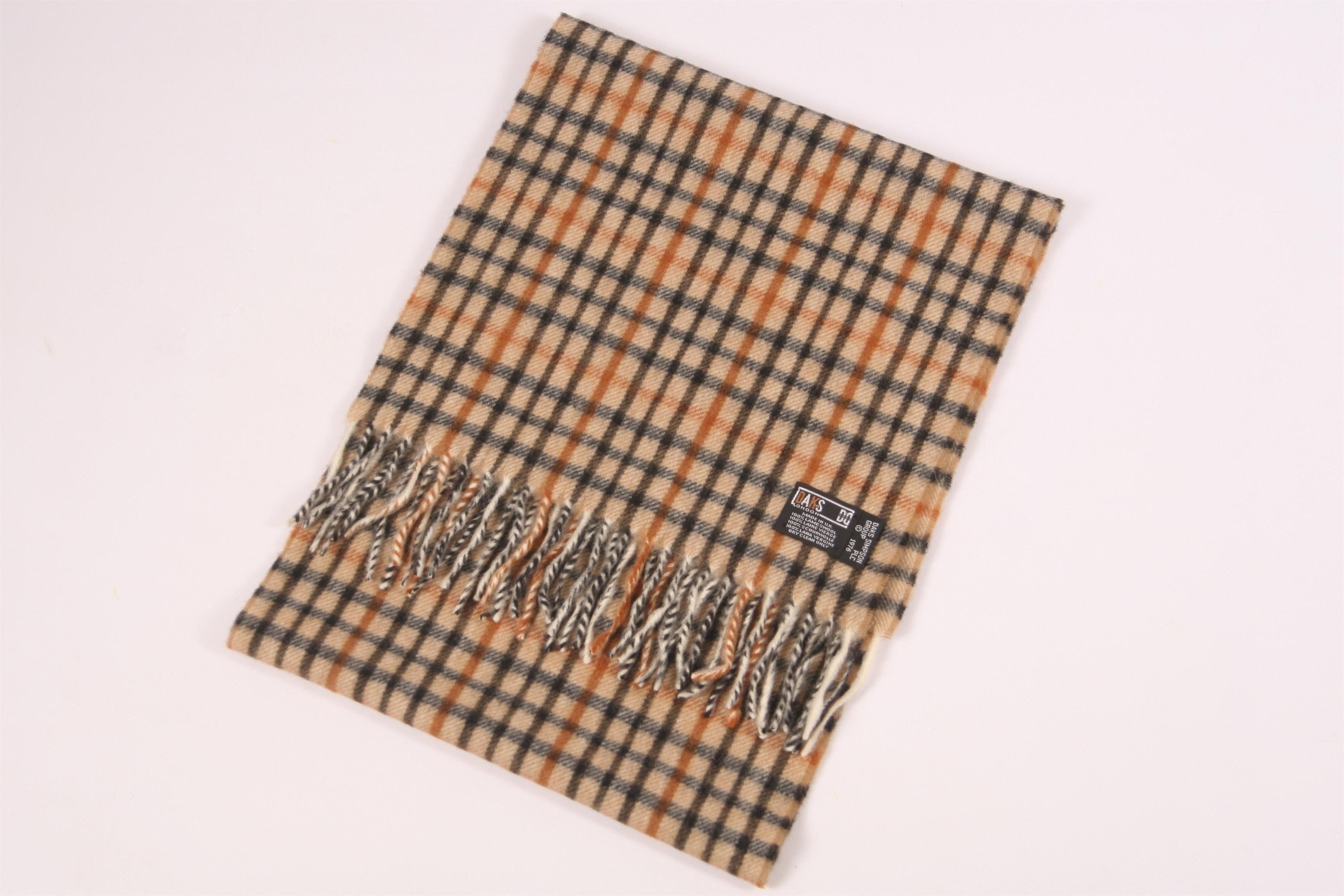 Heritage Daks London Signature Country Check 1976 Lambswool Scarf | Grailed