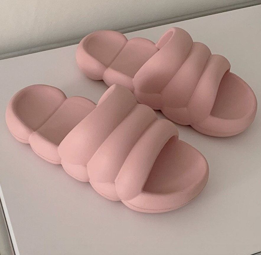 Custom × Japanese Brand × Vintage Puffy Puff Sandals Slides | Grailed