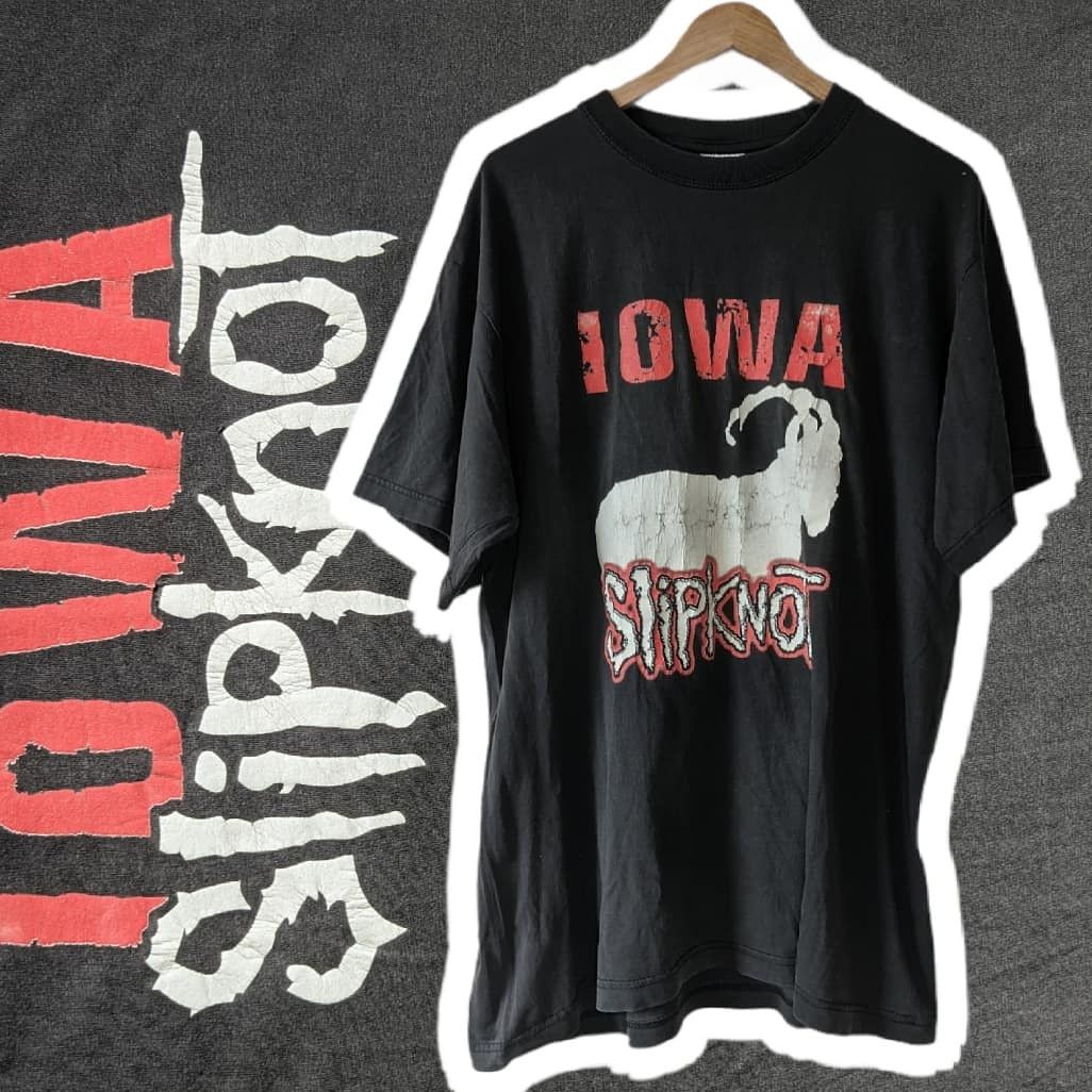 Band Tees × Vintage 2001 Slipknot Iowa Bootleg | Grailed