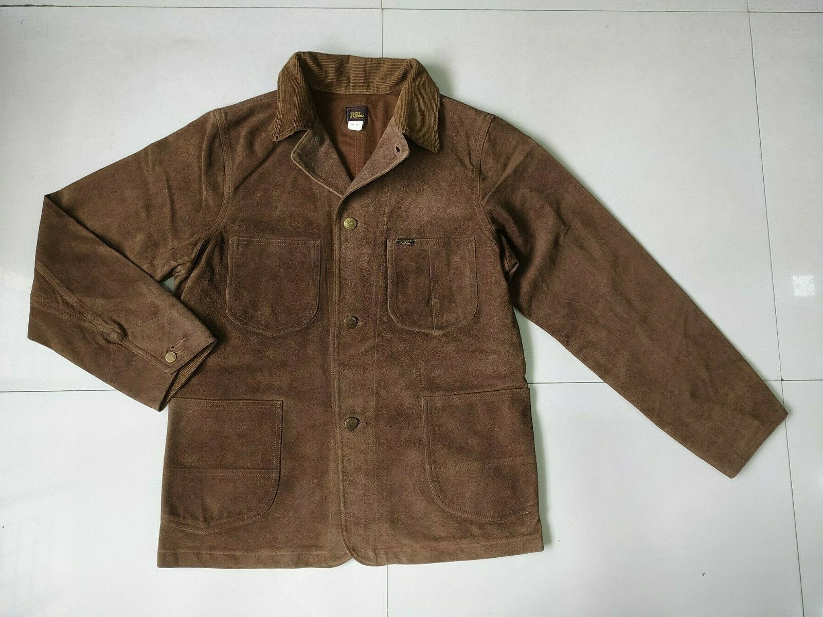 RRL Ralph Lauren RRL Men's Suede Chore Jacket $2200 | Grailed