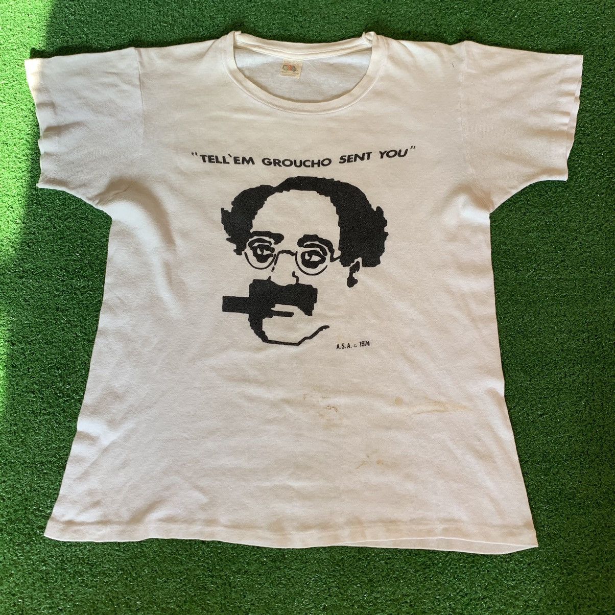 Vintage 70s 80s Groucho Comedian Tee Size M/L | Grailed