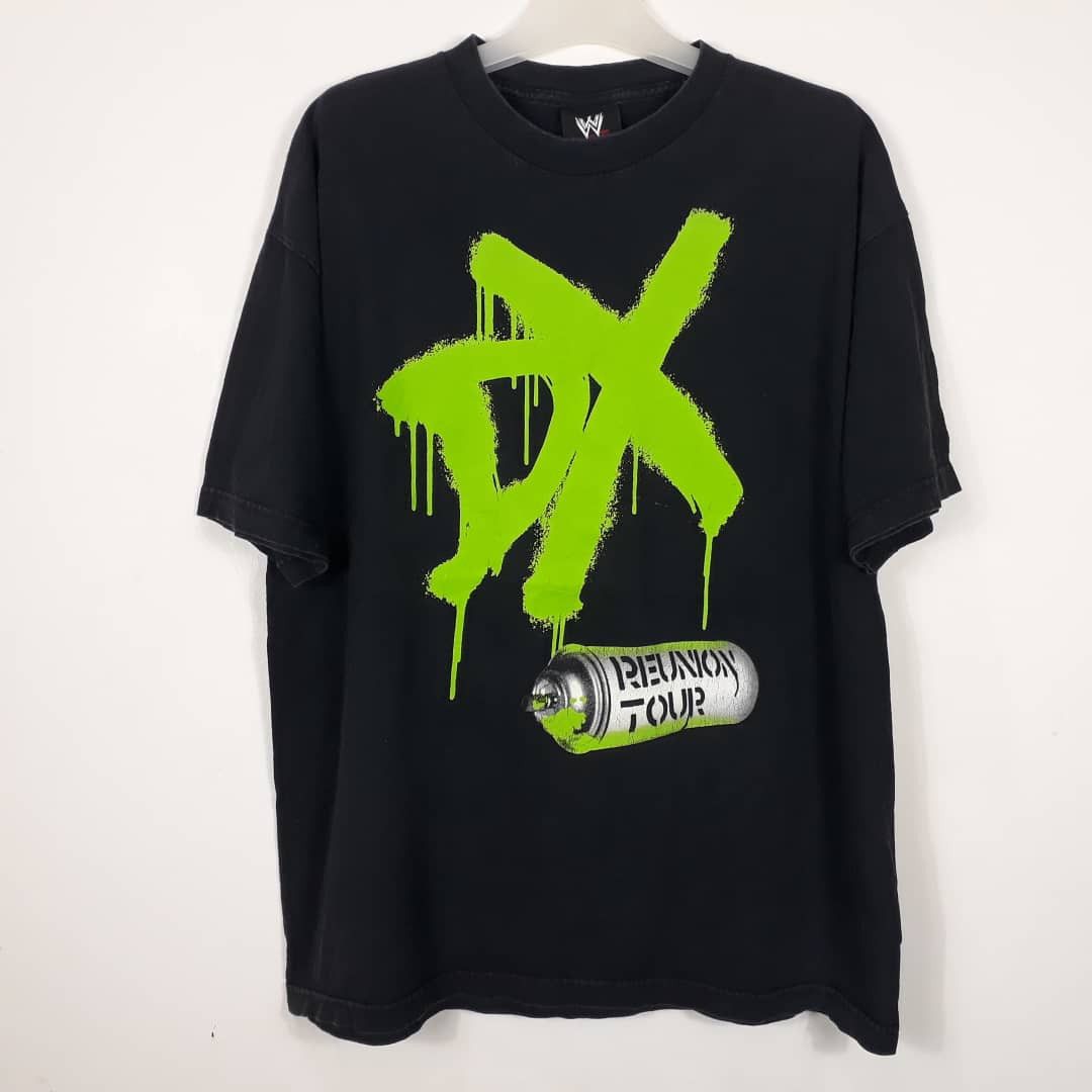 Vintage × Wwe × Wwf Vtg D-GENERATION X T-Shirt Reunion Tour Wrestling ...
