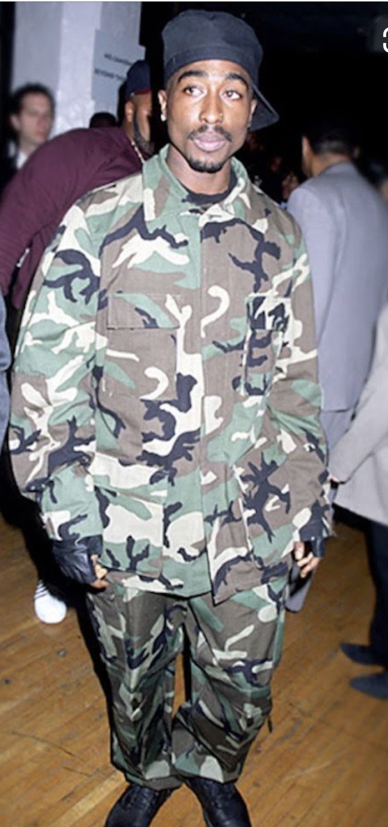 Vintage TUPAC STYLE Vintage camo pants cargo style 1990s | Grailed