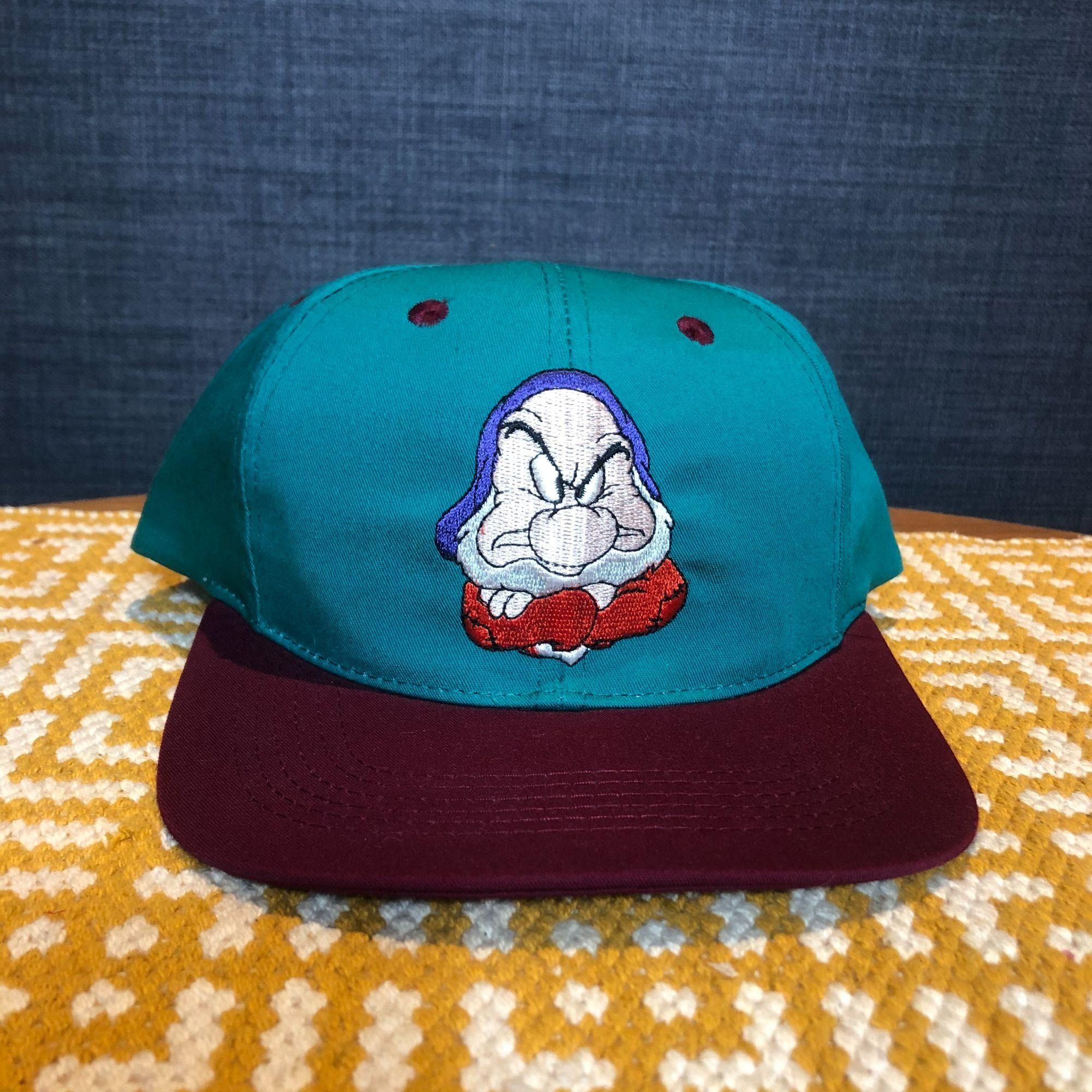 Vintage Vintage Grumpy Blockhead Disney Snow White Snapback | Grailed