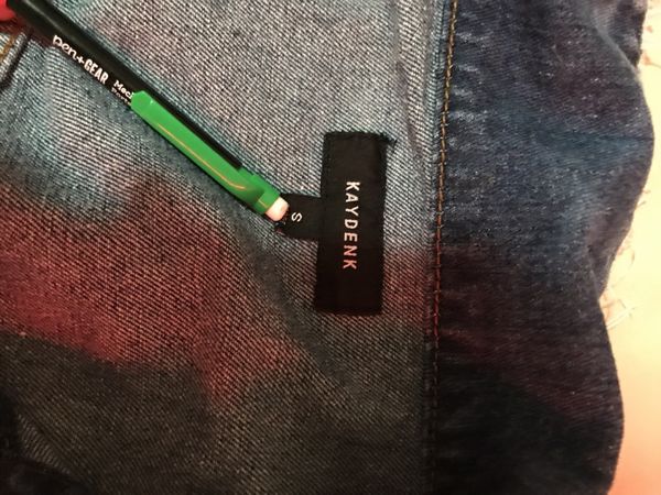 Kayden K Kaydenk washed denim jacket | Grailed