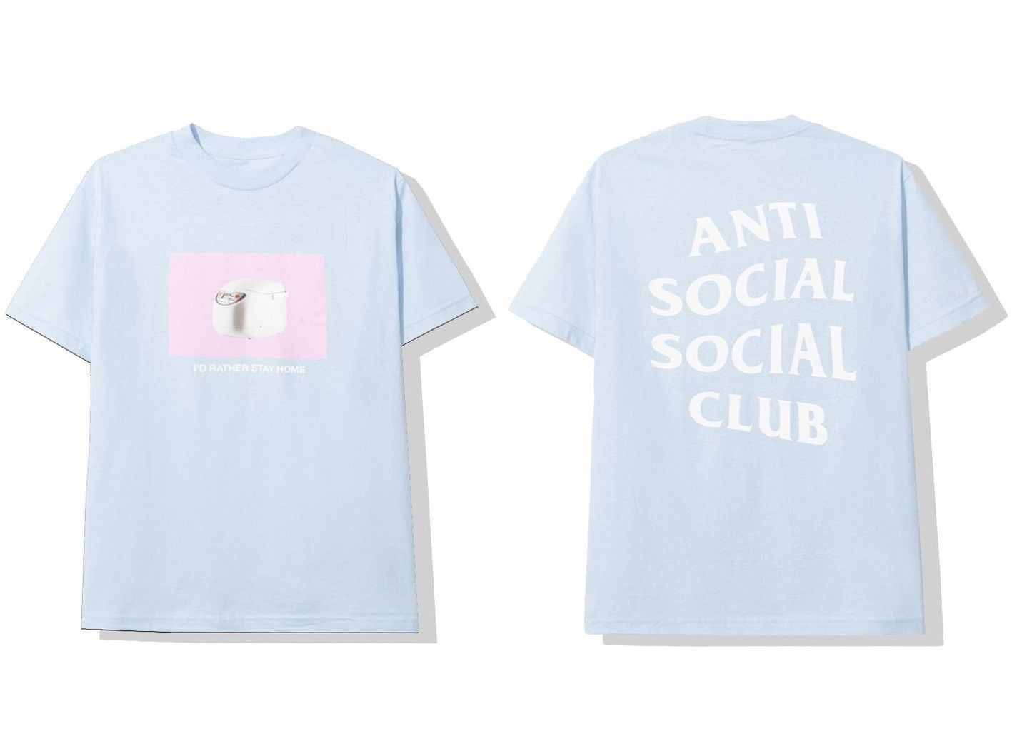 Anti Social Social Club DS ASSC White Logo rice cooker Home Fries Blue ...