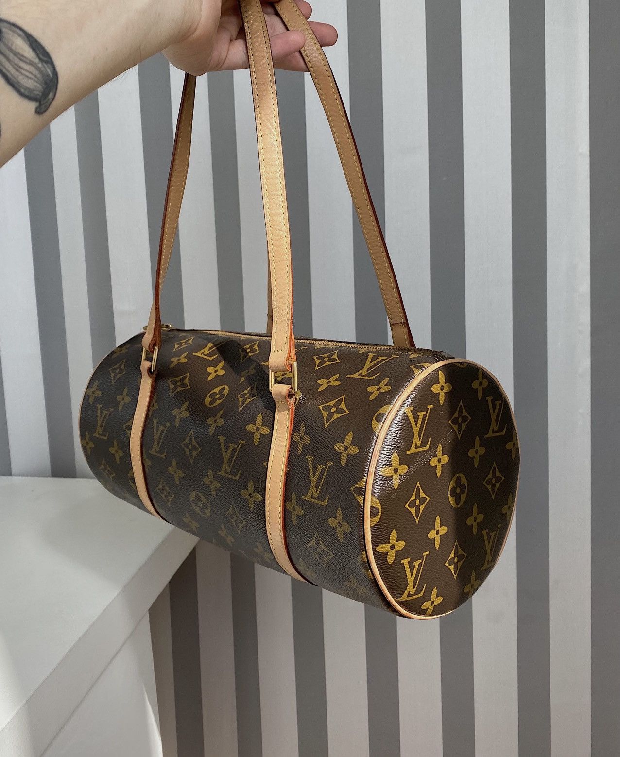 Louis Vuitton × Vintage LOUIS VUITTON 2003 Papilon 30 Monogram Bag ...