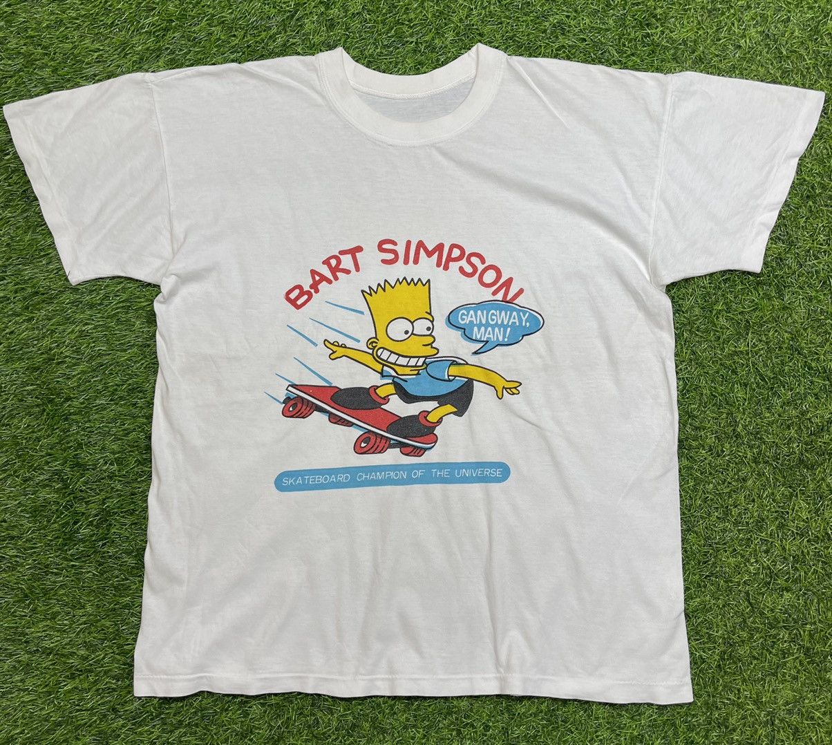 Powell Peralta × Streetwear VINTAGE SKATEBOARD CHAMPION UNIVERSE BART ...