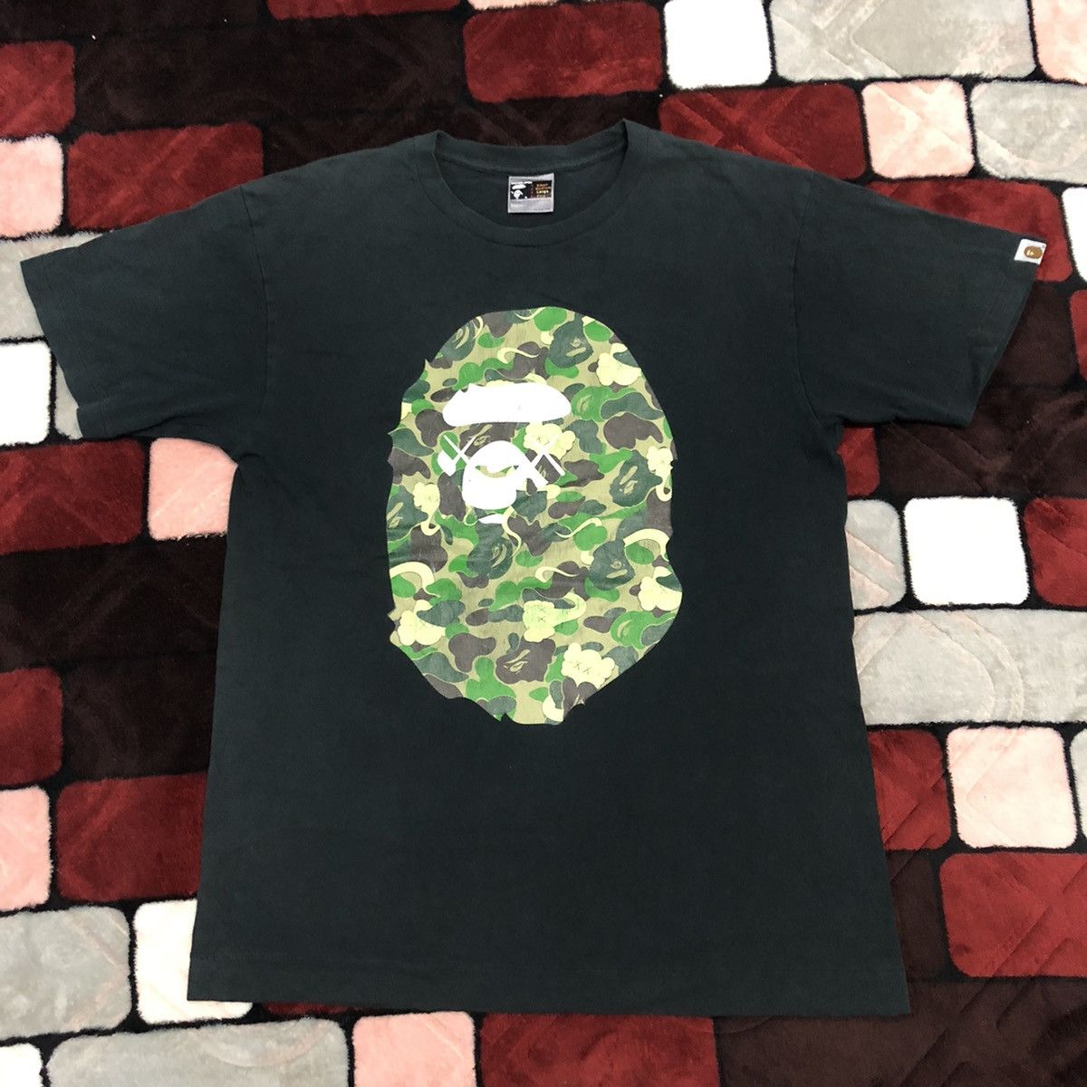 Bape × Kaws Rare Bape x Kaws Big Head | Grailed