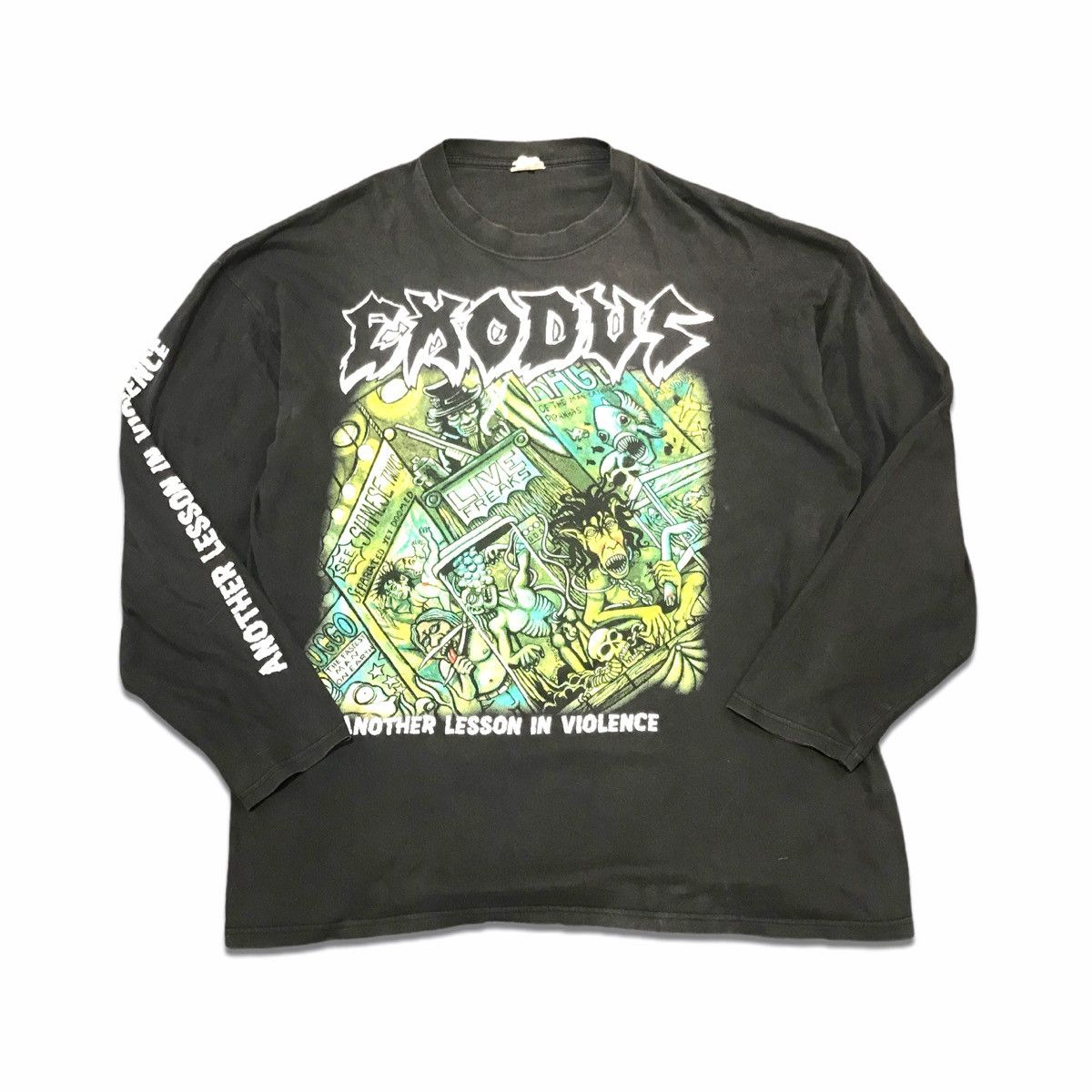 Band Tees × Exodus × Vintage Exodus Vintage Long sleeve Tour 1997 | Grailed