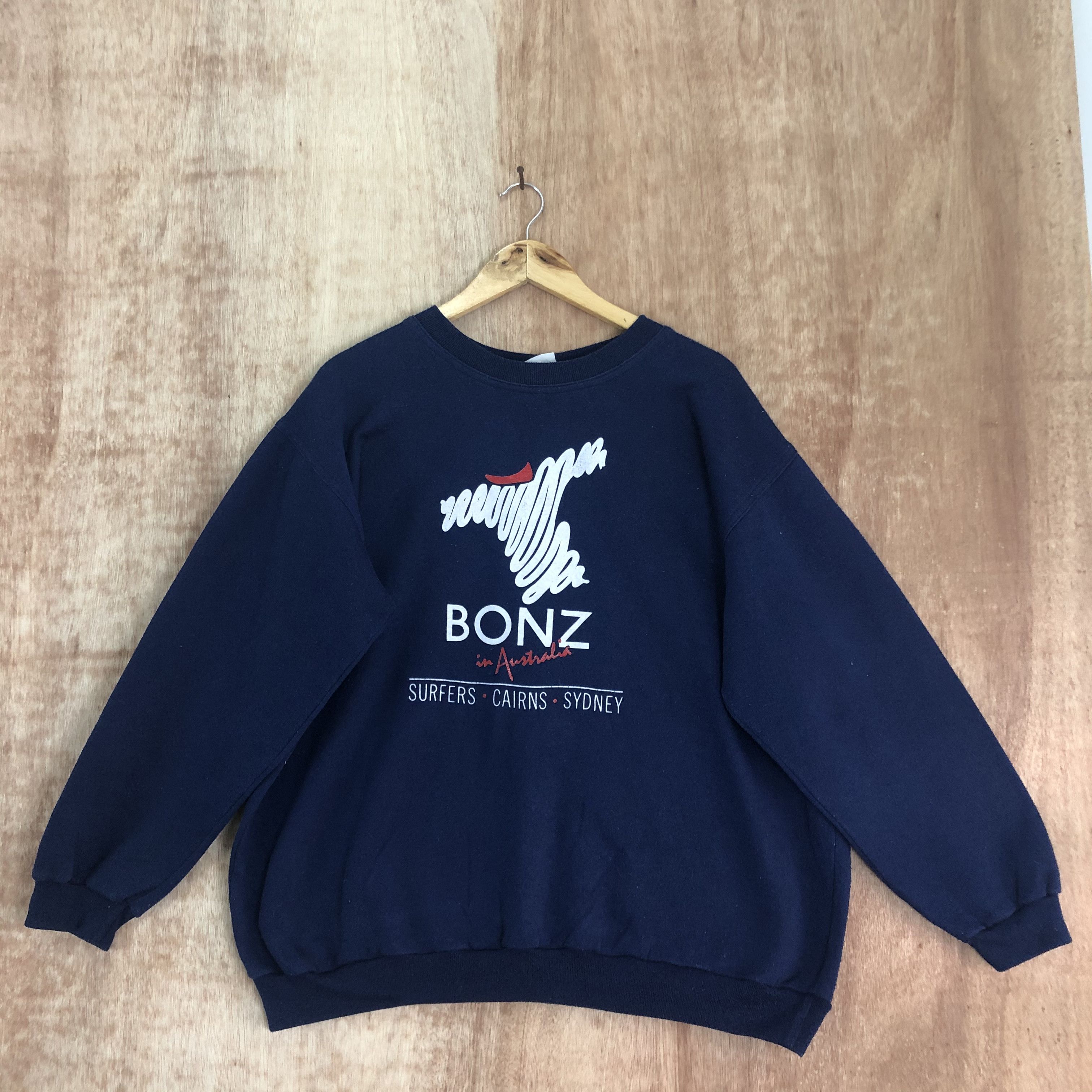 Man Made In Australia × Streetwear Bonz In Australia Sweatshirt Big ...