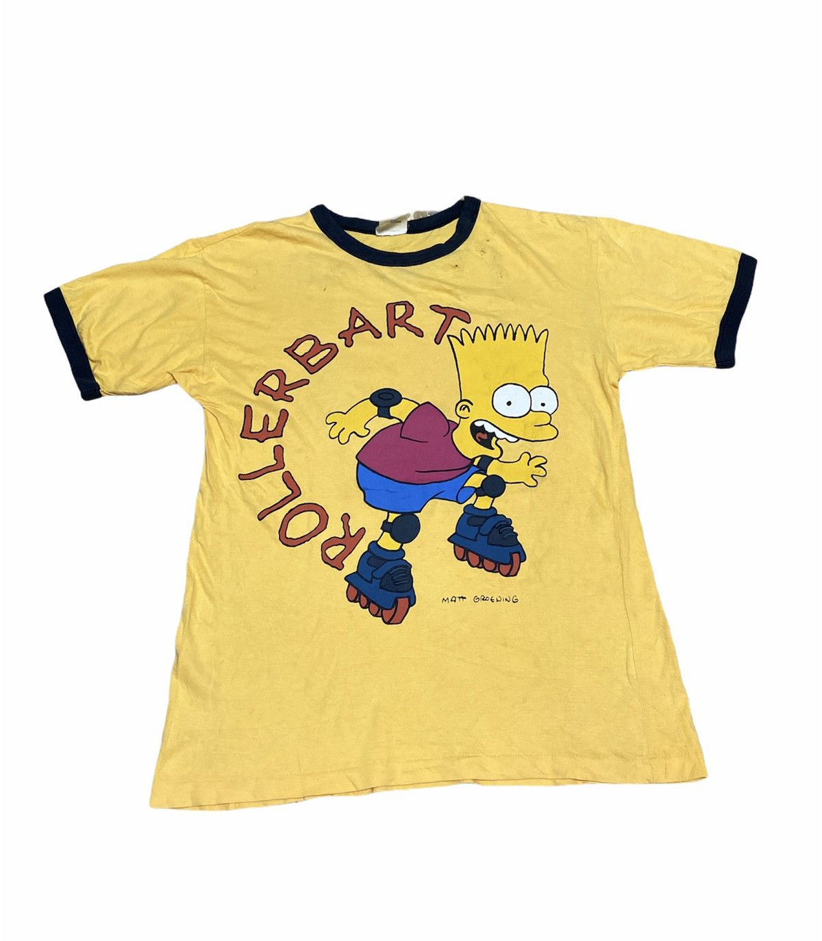 Cartoon Network × Vintage Vintage Ringer The Simpsons Rollerbart | Grailed