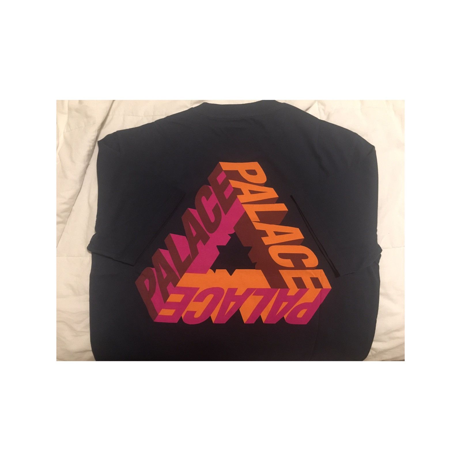 Palace P-3D Tri-ferg Tee L Navy | Grailed