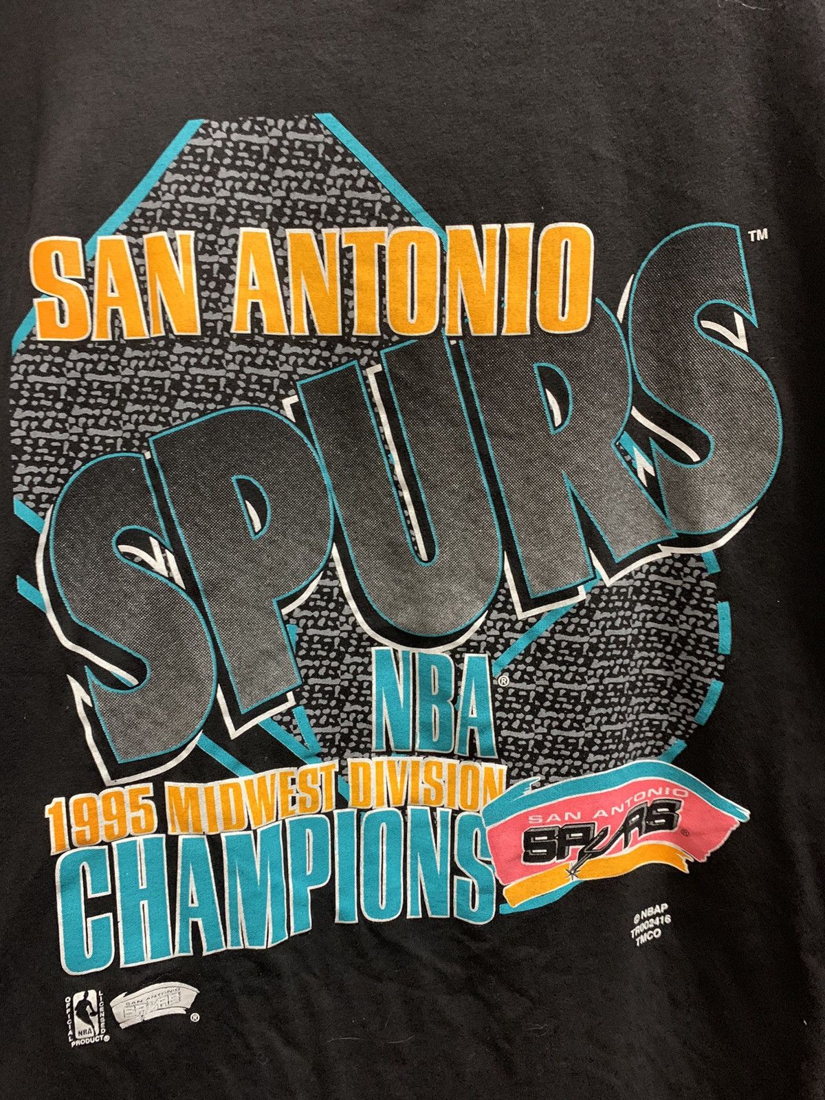 NBA × Rare × Vintage Vintage San Antonio Spurs 1995 t shirt | Grailed