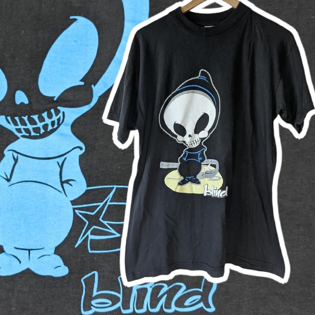 Streetwear × Vintage 90's Blind skateboards Reaper bootleg | Grailed