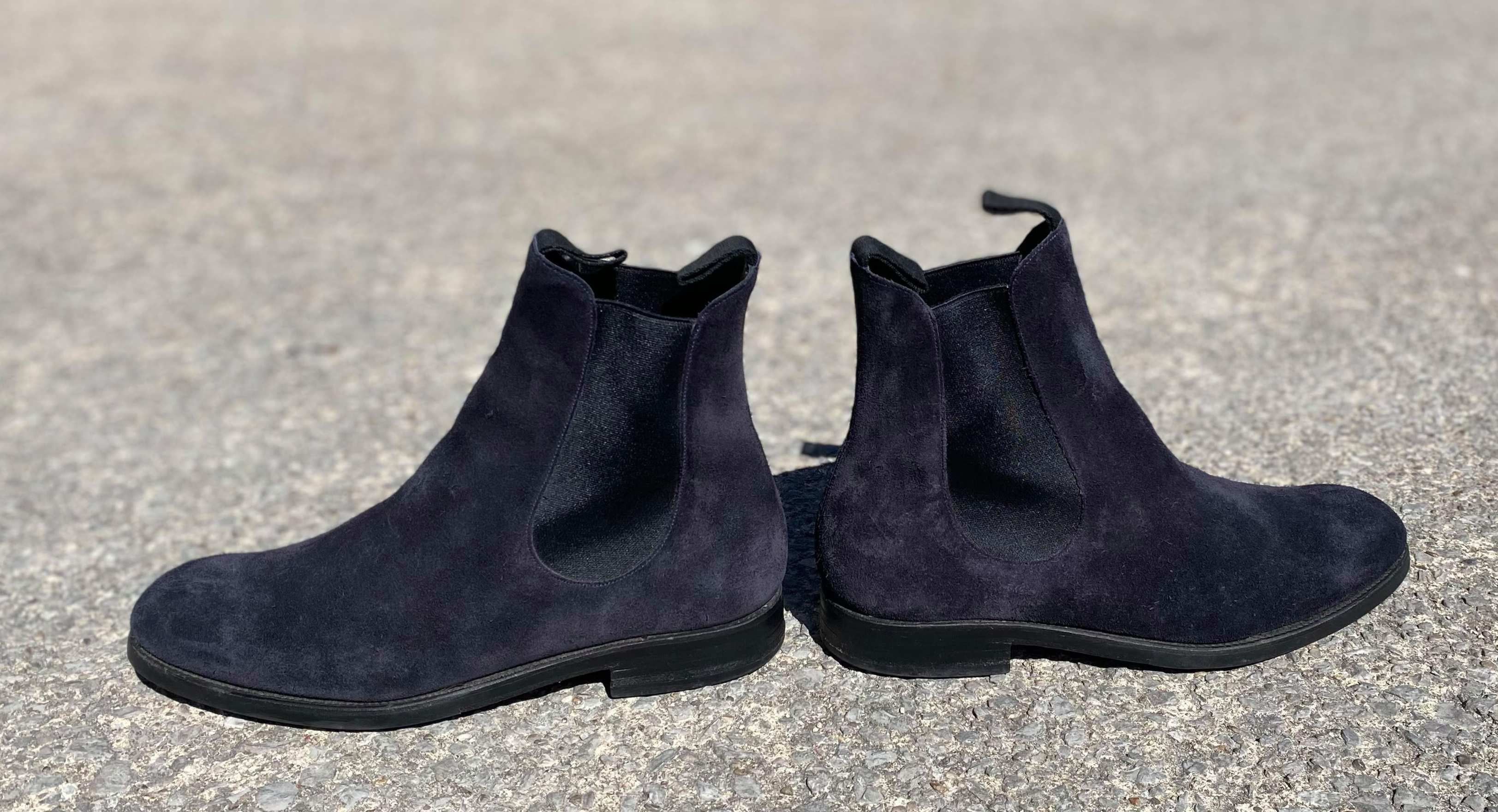 Carmina Carmina – MTO Navy Suede Chelsea (Oscar) – 8.5UK (9.5) | Grailed