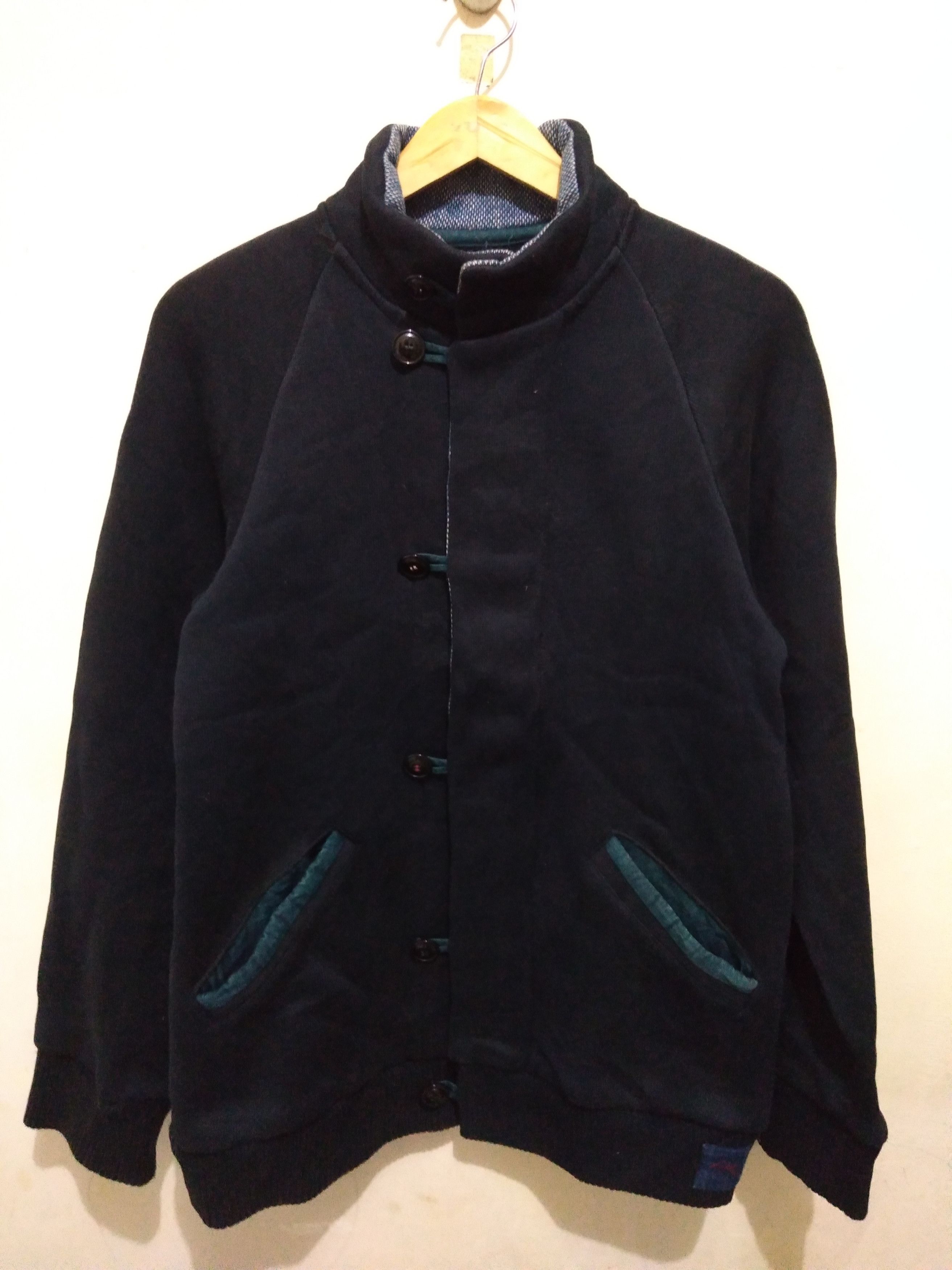 Blue Blue Japan Blue blue Japan arigatou heavy cotton jacket | Grailed