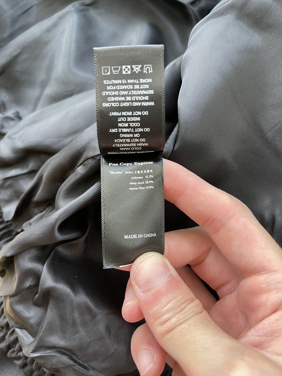 Other Fax Copy Express Men’s Padded Shoulder Jacket | Grailed