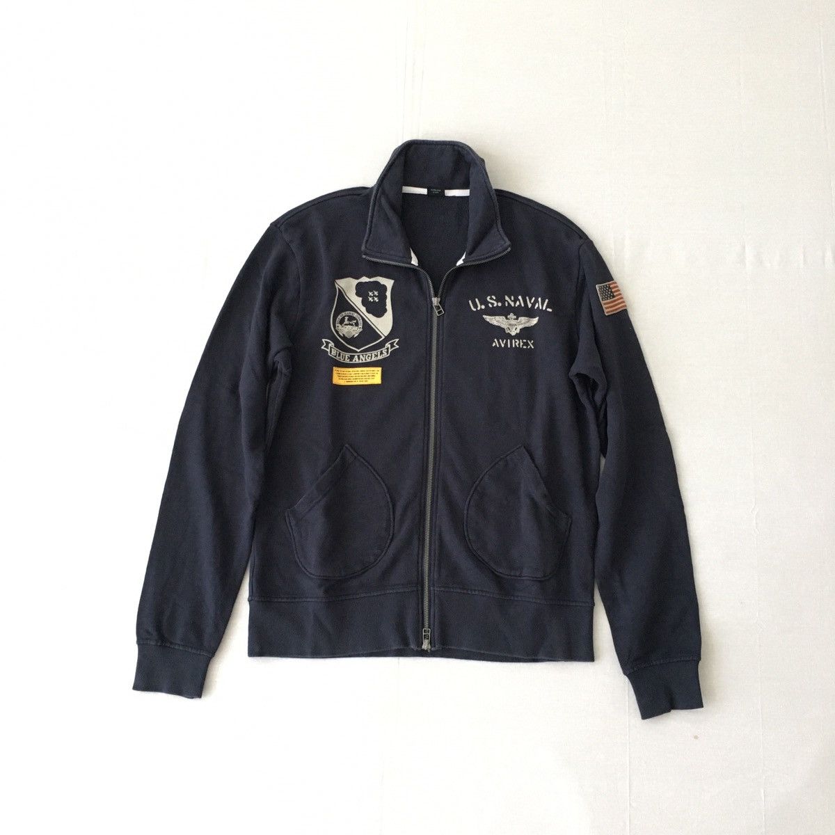 Avirex Avirex Japan US Naval Blue Angels Sweatshirt | Grailed